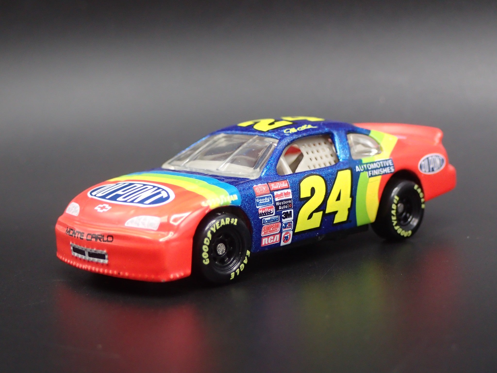 1998 CHEVY CHEVROLET MONTE CARLO JEFF GORDON NASCAR 1:64 SCALE DIECAST – Burning Rubber Toy Company
