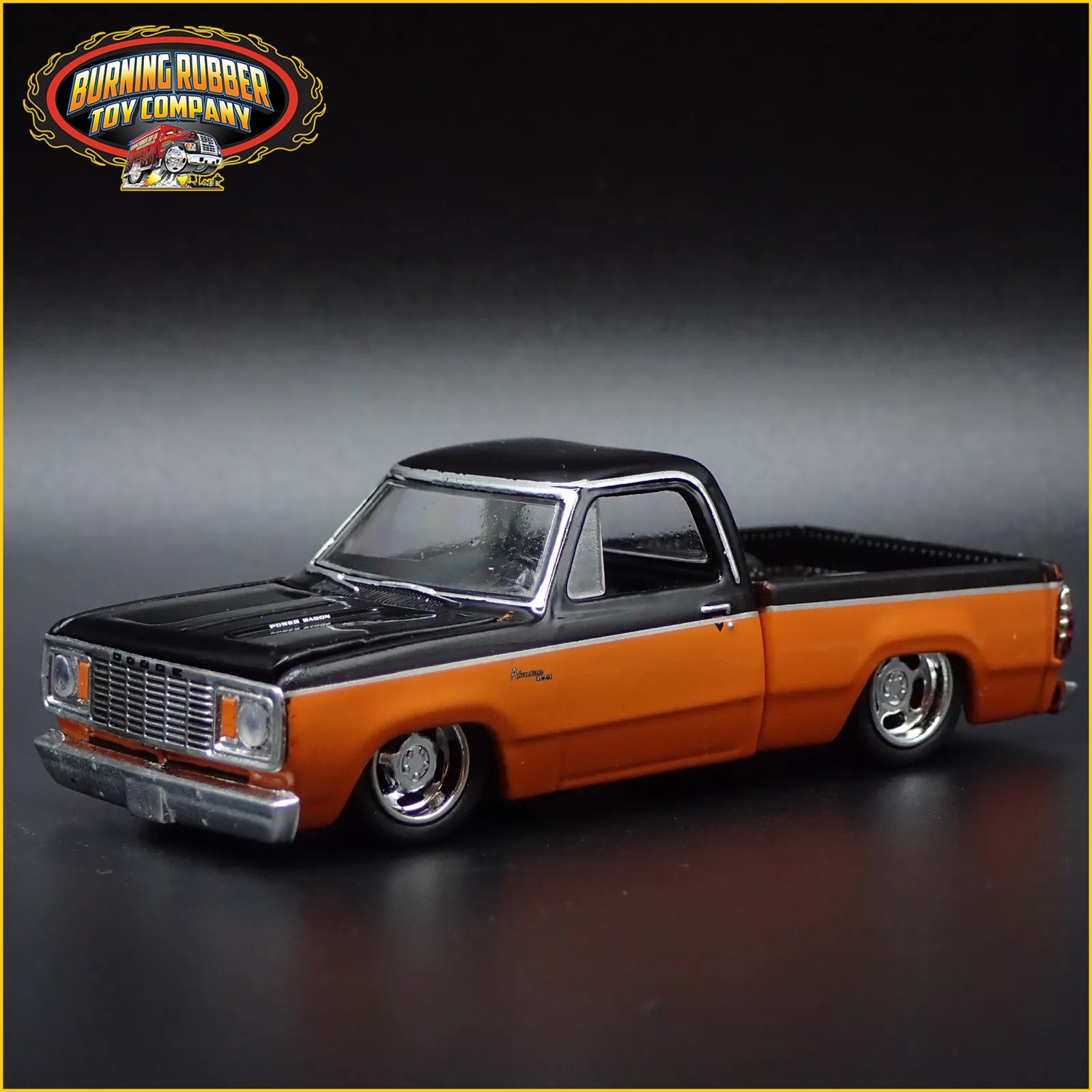 1978 78 DODGE ADVENTURER 150 PICKUP TRUCK. 1/64 SCALE DIORAMA DIECAST ...