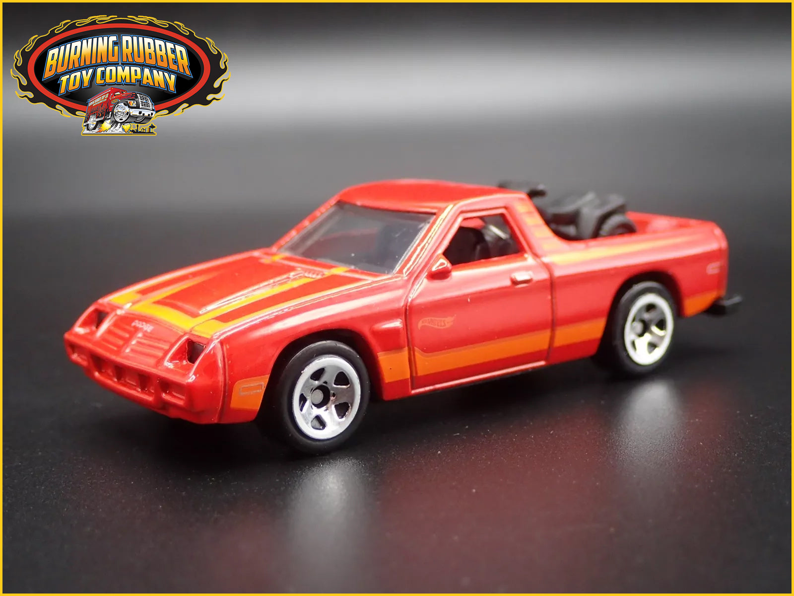 1982 82 DODGE RAMPAGE PICKUP TRUCK RED 1/64 SCALE COLLECTIBLE DIECAST ...