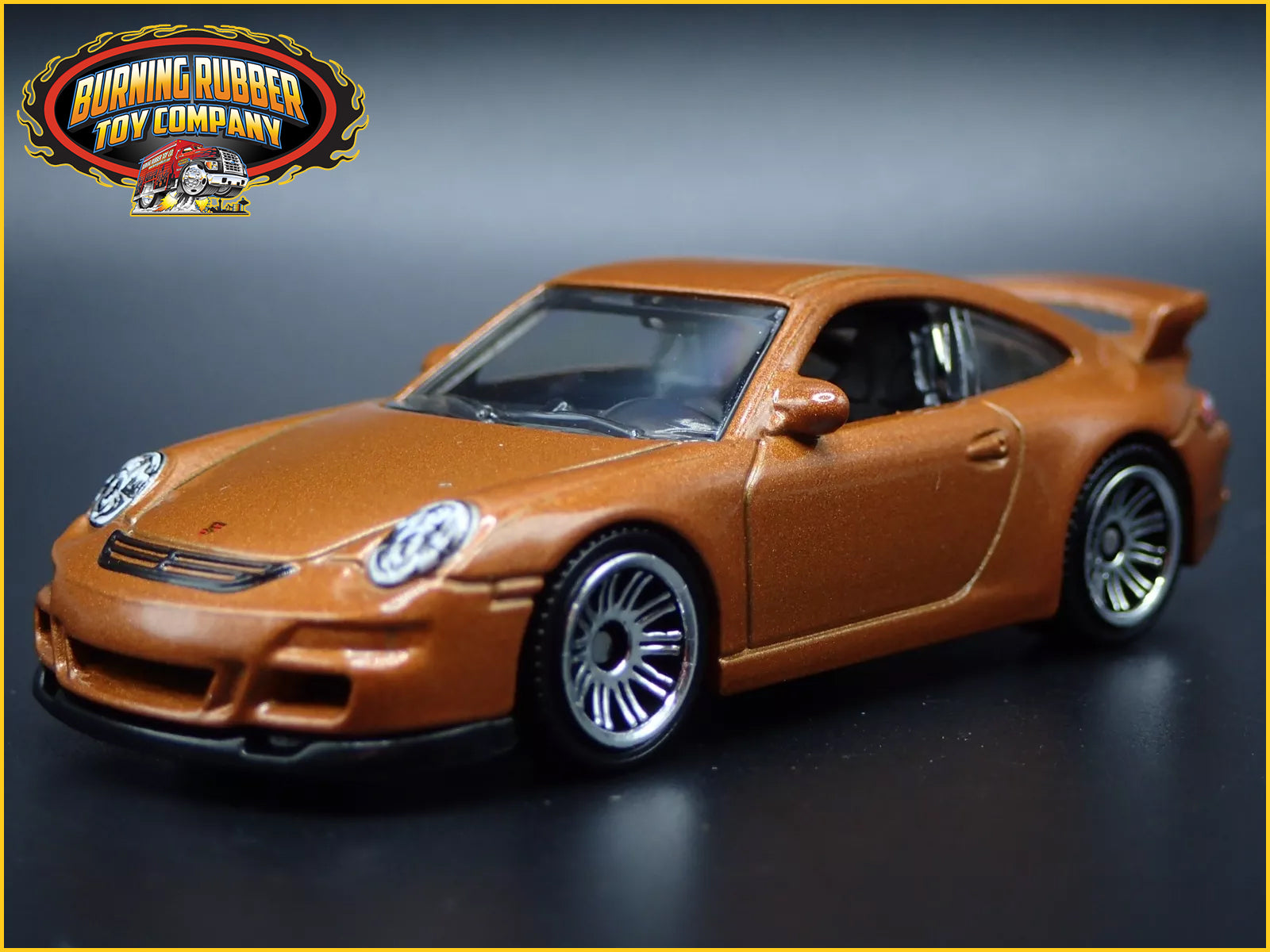 2004-2013 PORSCHE 911 GT3 997 BROWN 1:64 SCALE COLLECTIBLE DIECAST MOD ...