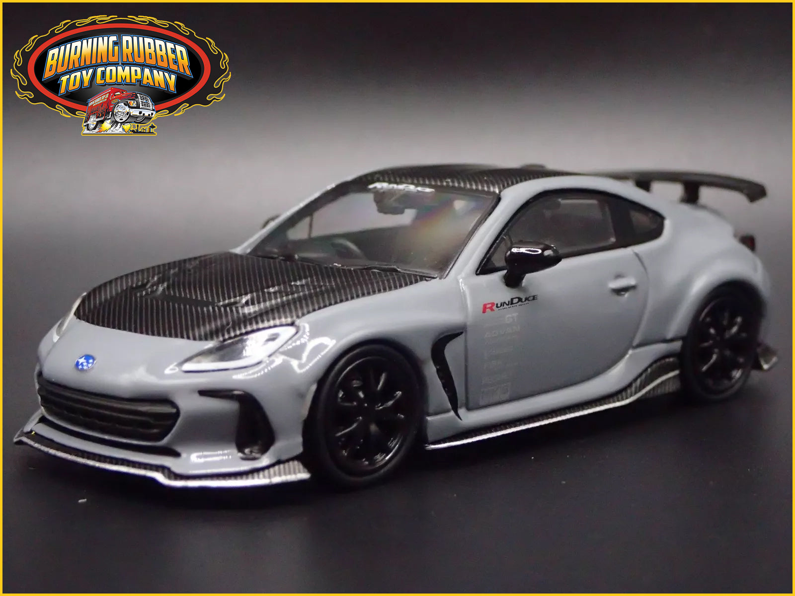 2021-2025 SUBARU BRZ GRAY RARE 1/64 SCALE COLLECTIBLE DIORAMA DIECAST ...