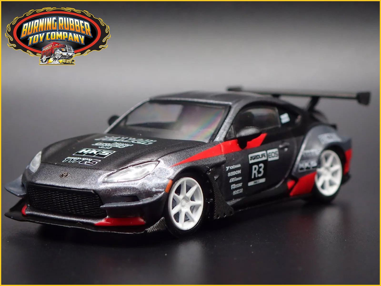 2021-2025 TOYOTA GR86 LARRY CHEN'S HKS TURBOCHARGED 1/64 SCALE DIECAST ...