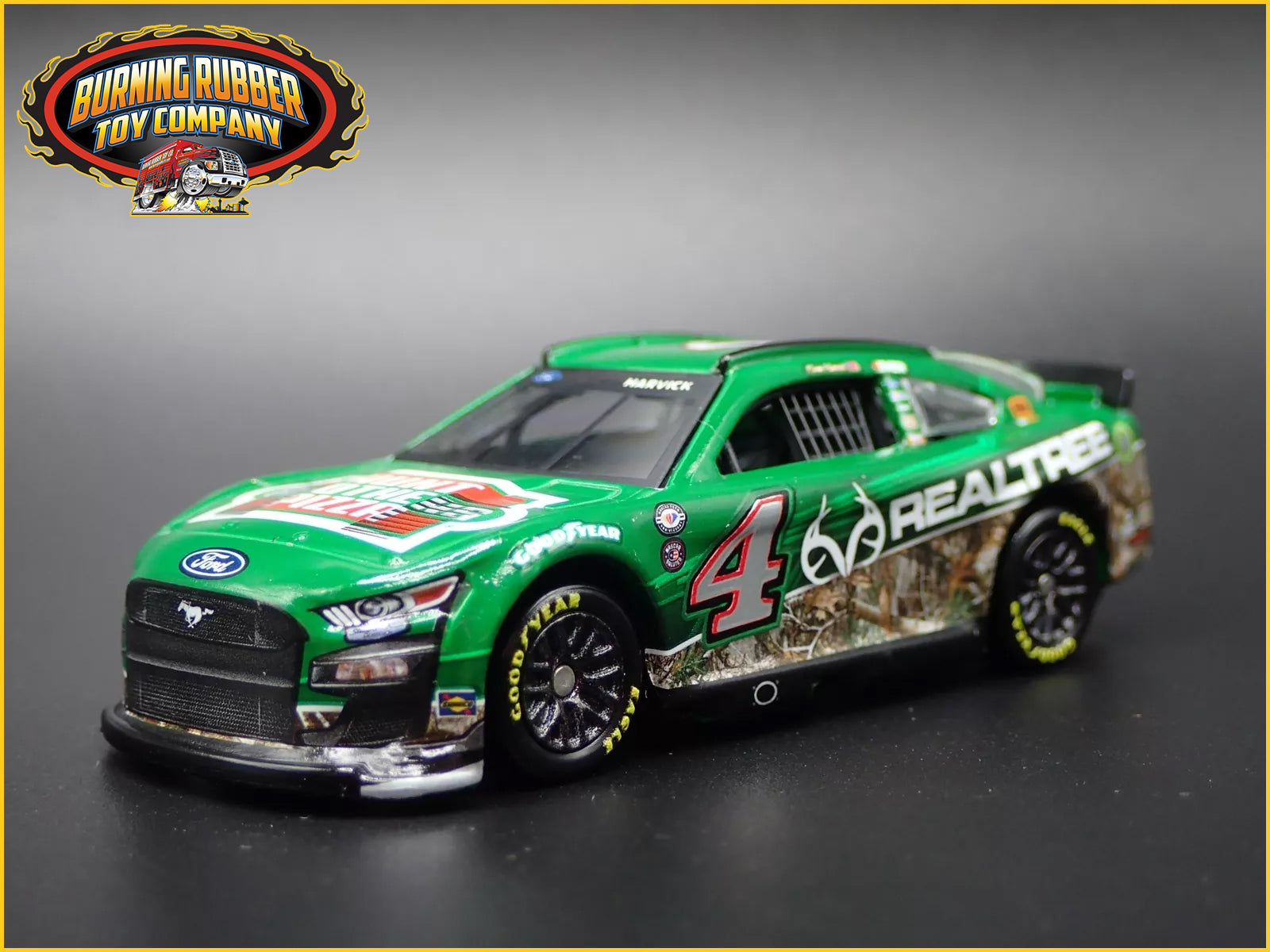 2023 MUSTANG #4 KEVIN HARVICK REALTREE HUNT PIZZA NASCAR 1:64 DIECAST ...
