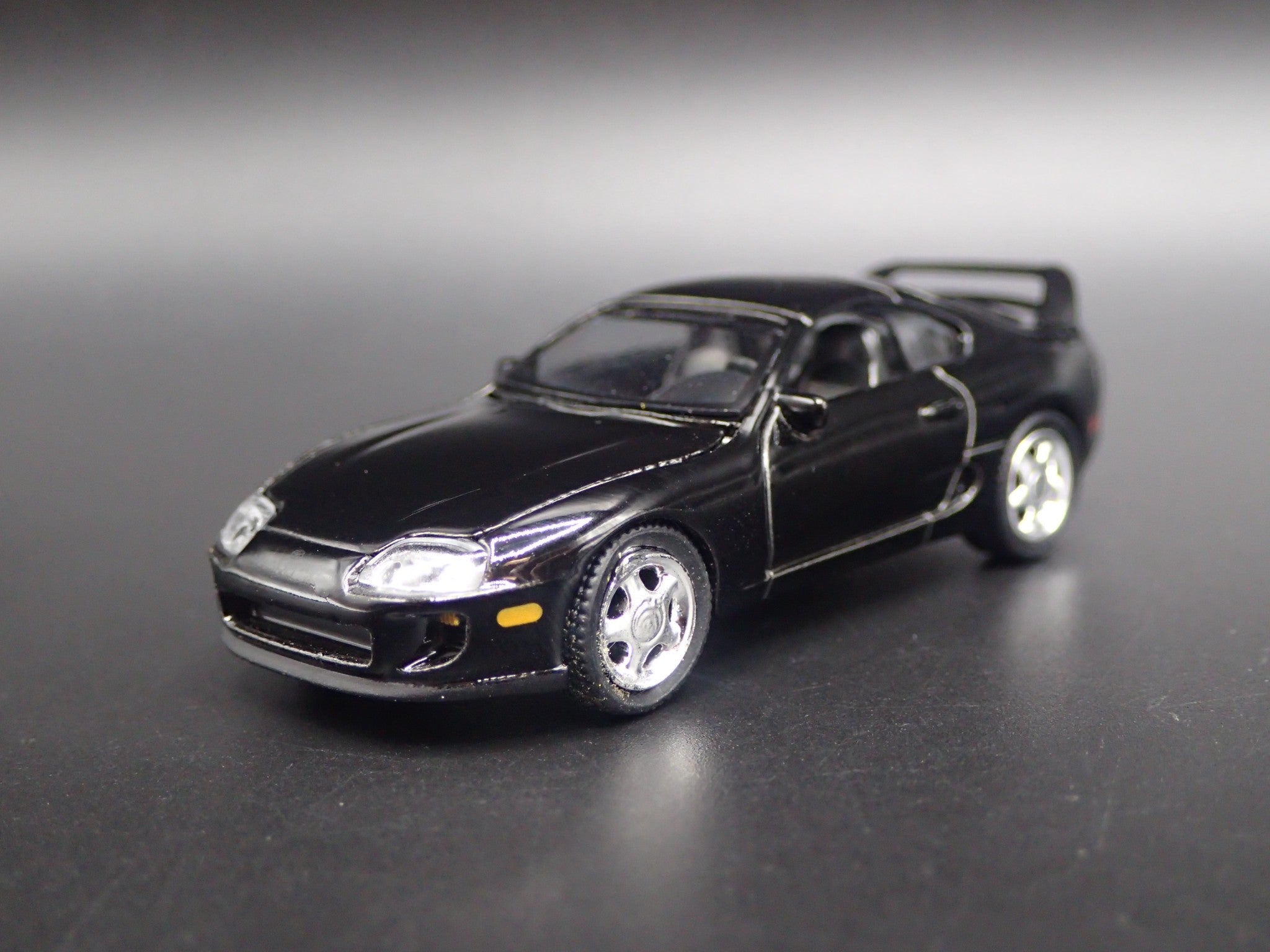 1993 - 2002 TOYOTA SUPRA BLACK 1/64 SCALE COLLECTIBLE DIORAMA DIECAST ...