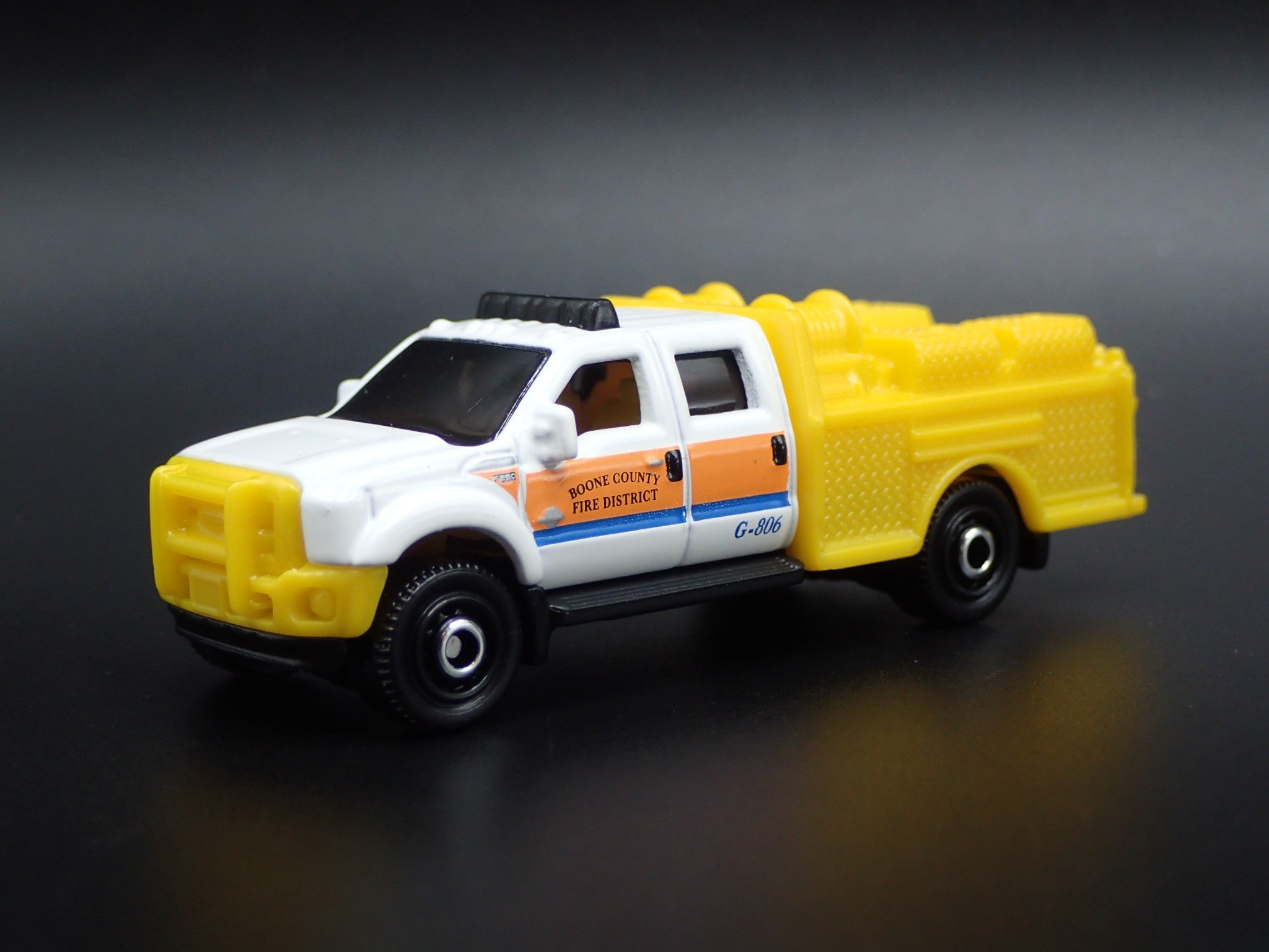FORD F550 SUPER DUTY BOONE COUNTY FIRE TRUCK 1:64 MB SCALE DIECAST MOD ...