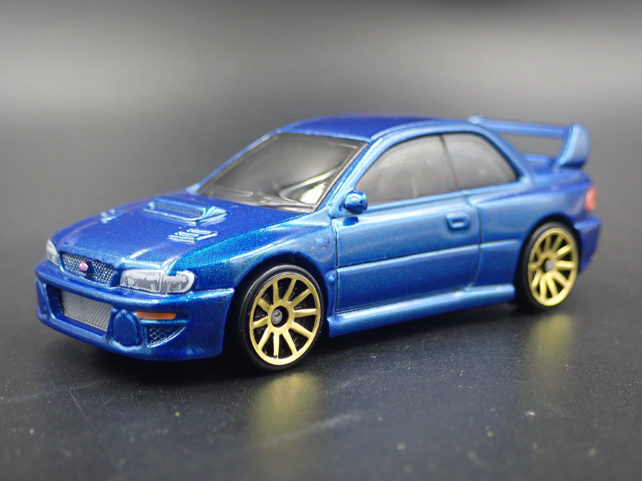 1992-2000 SUBARU IMPREZA 22B STI BLUE 1:64 SCALE COLLECTIBLE DIECAST M ...