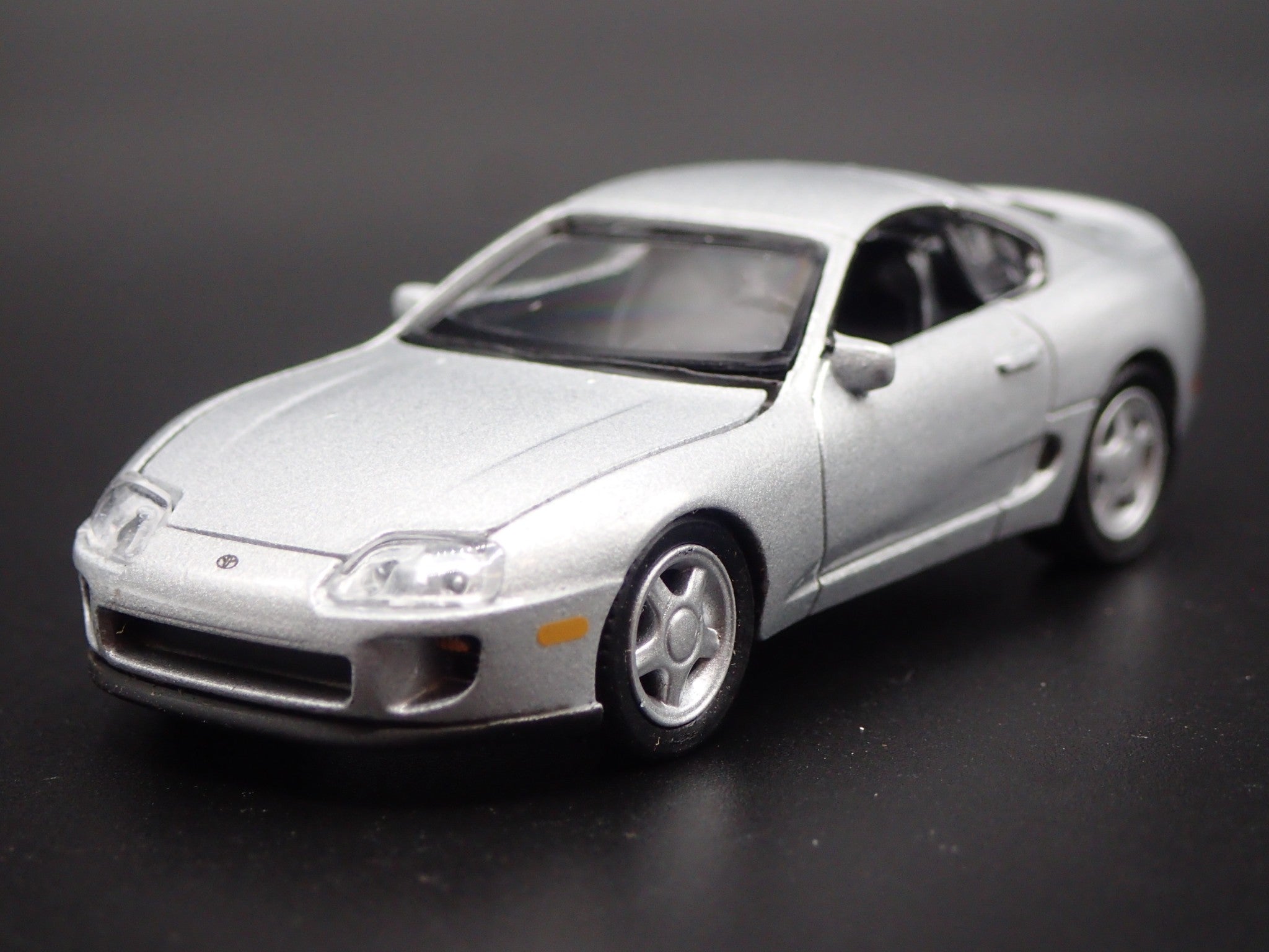 1993 - 2002 TOYOTA SUPRA SILVER 1/64 SCALE COLLECTIBLE DIORAMA DIECAST ...