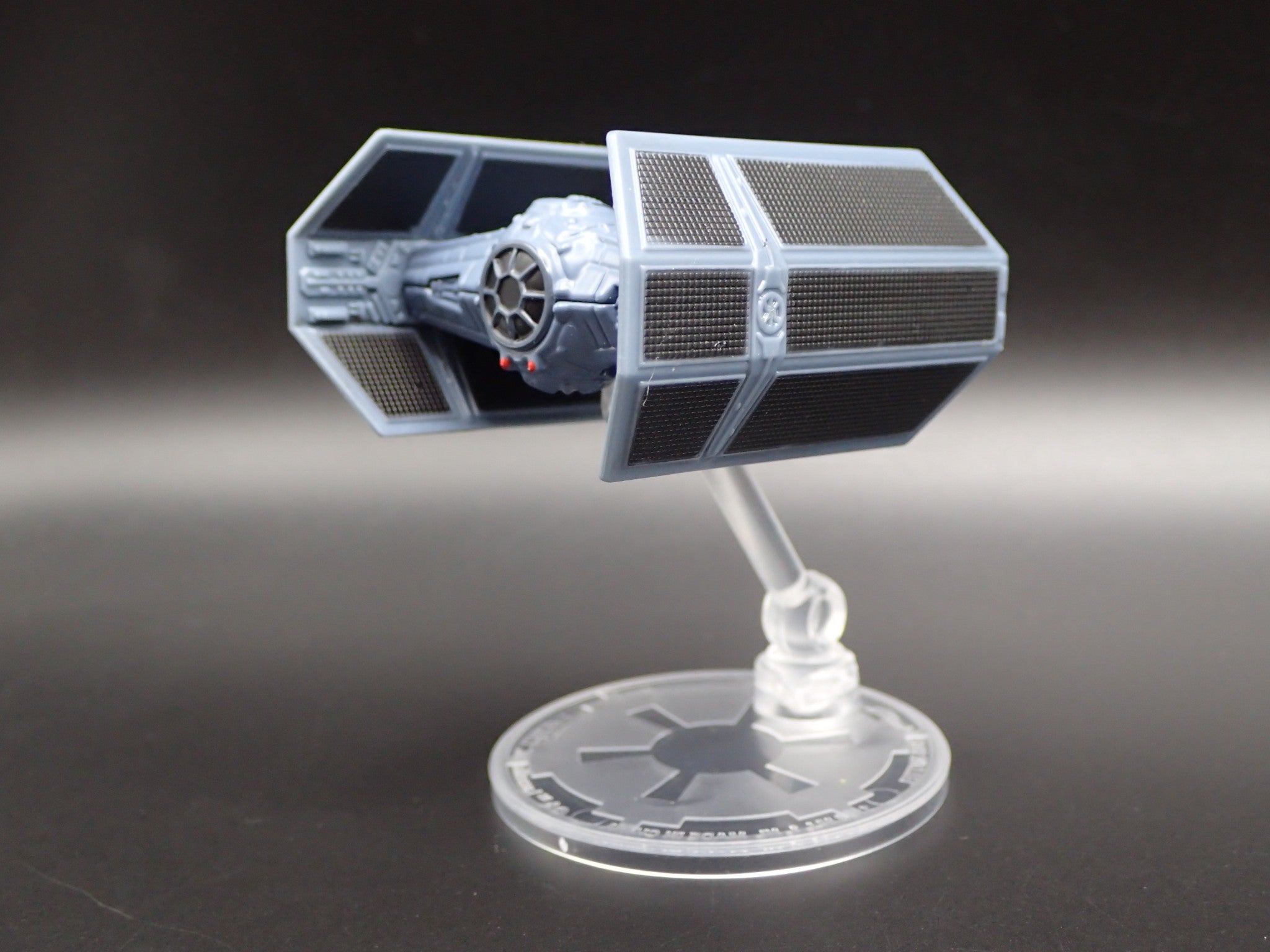 STAR WARS TIE ADVANCED X1 PROTOTYPE w/ FLIGHT STAND 1:64 SCALE MODEL D ...