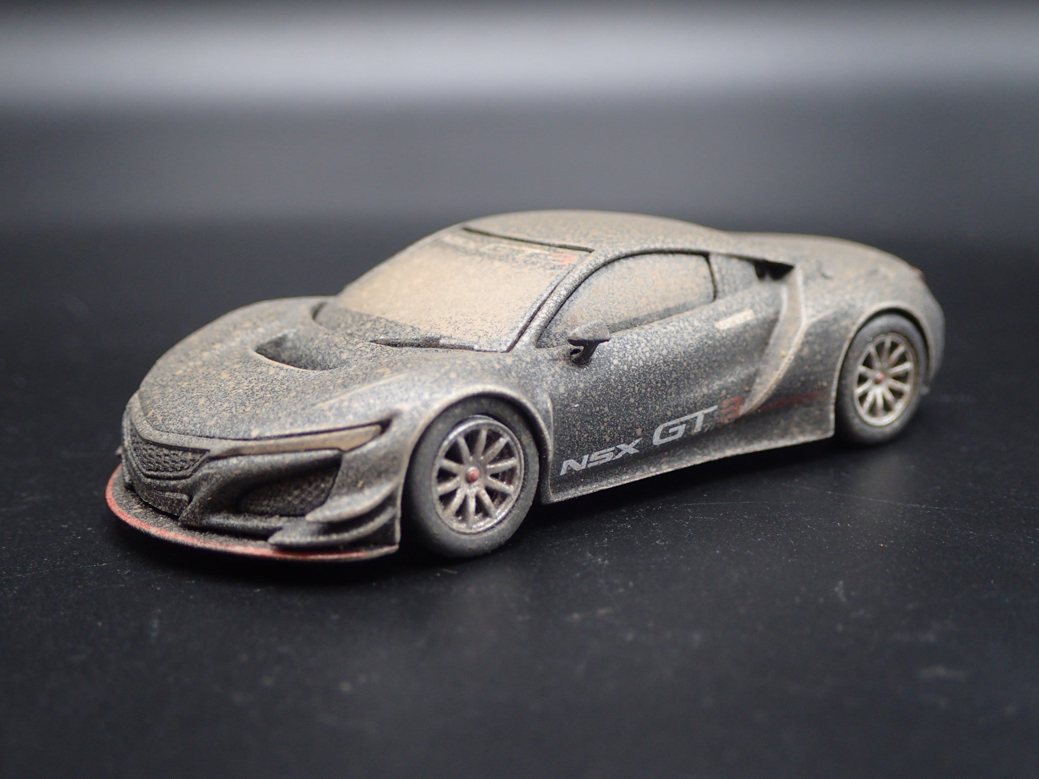 2016-2022 ACURA NSX GT3 RACE WRECKED MUDDY 1:64 SCALE DIORAMA DIECAST ...