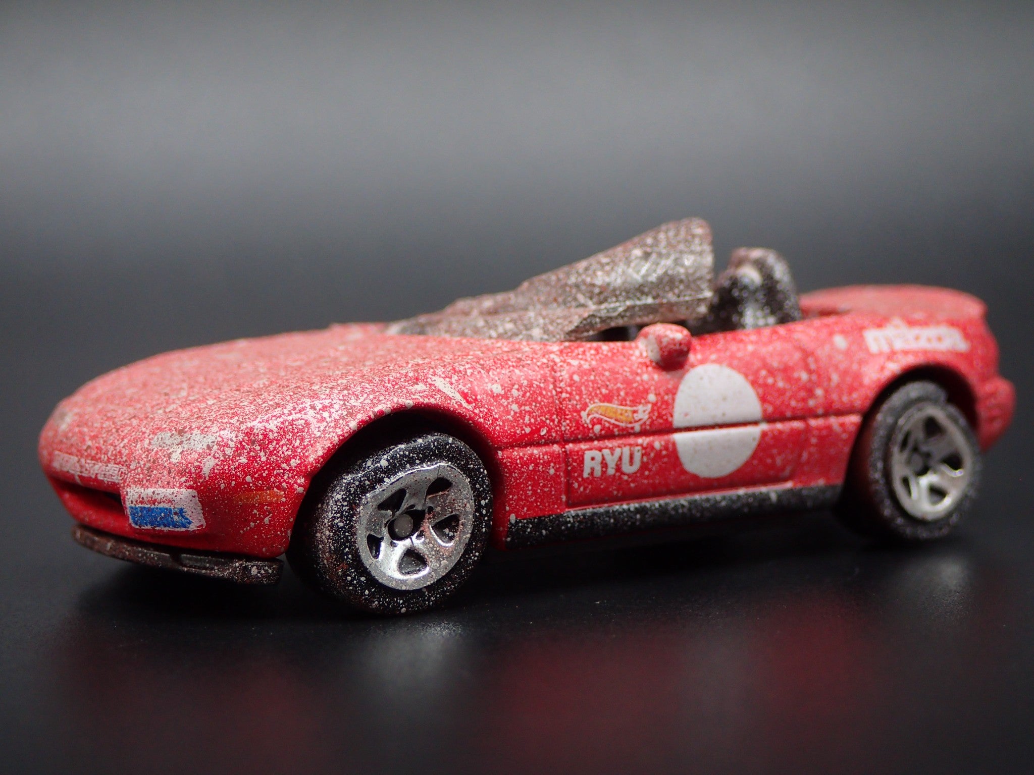 1989-1997 MAZDA MX5 MIATA CONVERTIBLE NA WRECKED 1:64 SCALE DIECAST MO ...