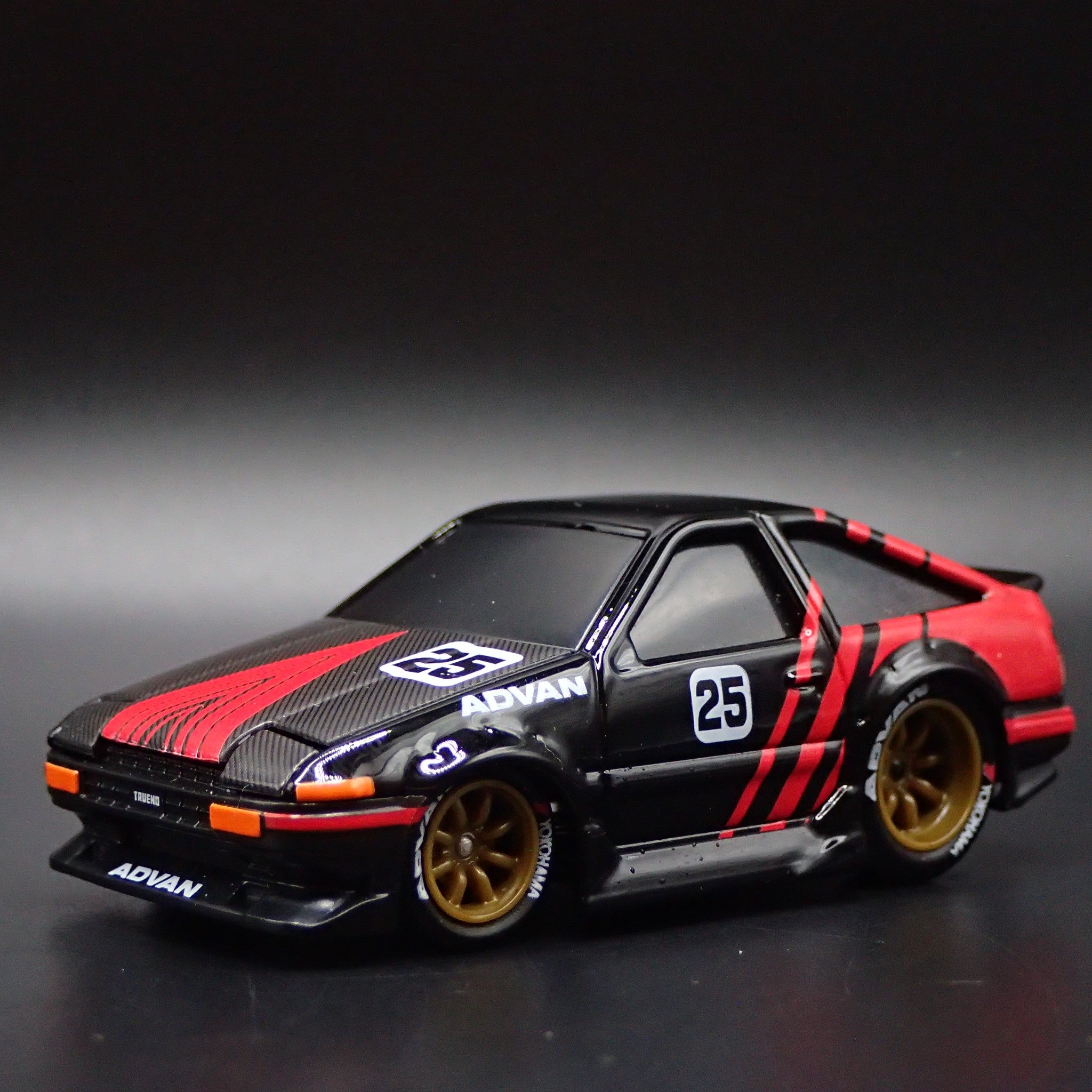 1983-1987 TOYOTA COROLLA SPRINTER TRUENO AE86 ADVAN 1/64 SCALE DIECAST ...