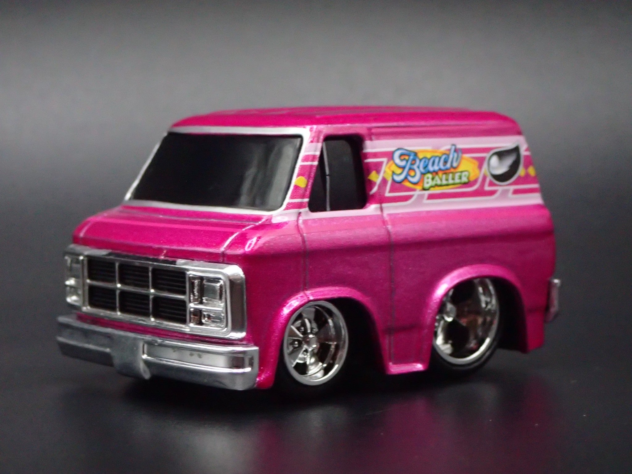 1979 79 GMC VANDURA PANEL VAN CAR TUNED PINK 1/64 SCALE DIECAST MODEL ...