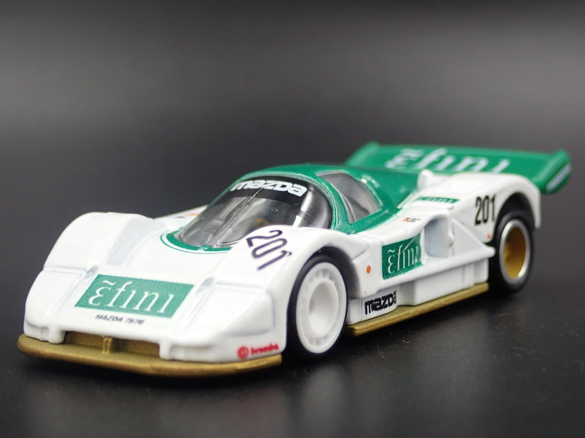 MAZDA 787B RACING CAR EFINI 1:64 SCALE COLLECTIBLE DIORAMA DIECAST MOD ...