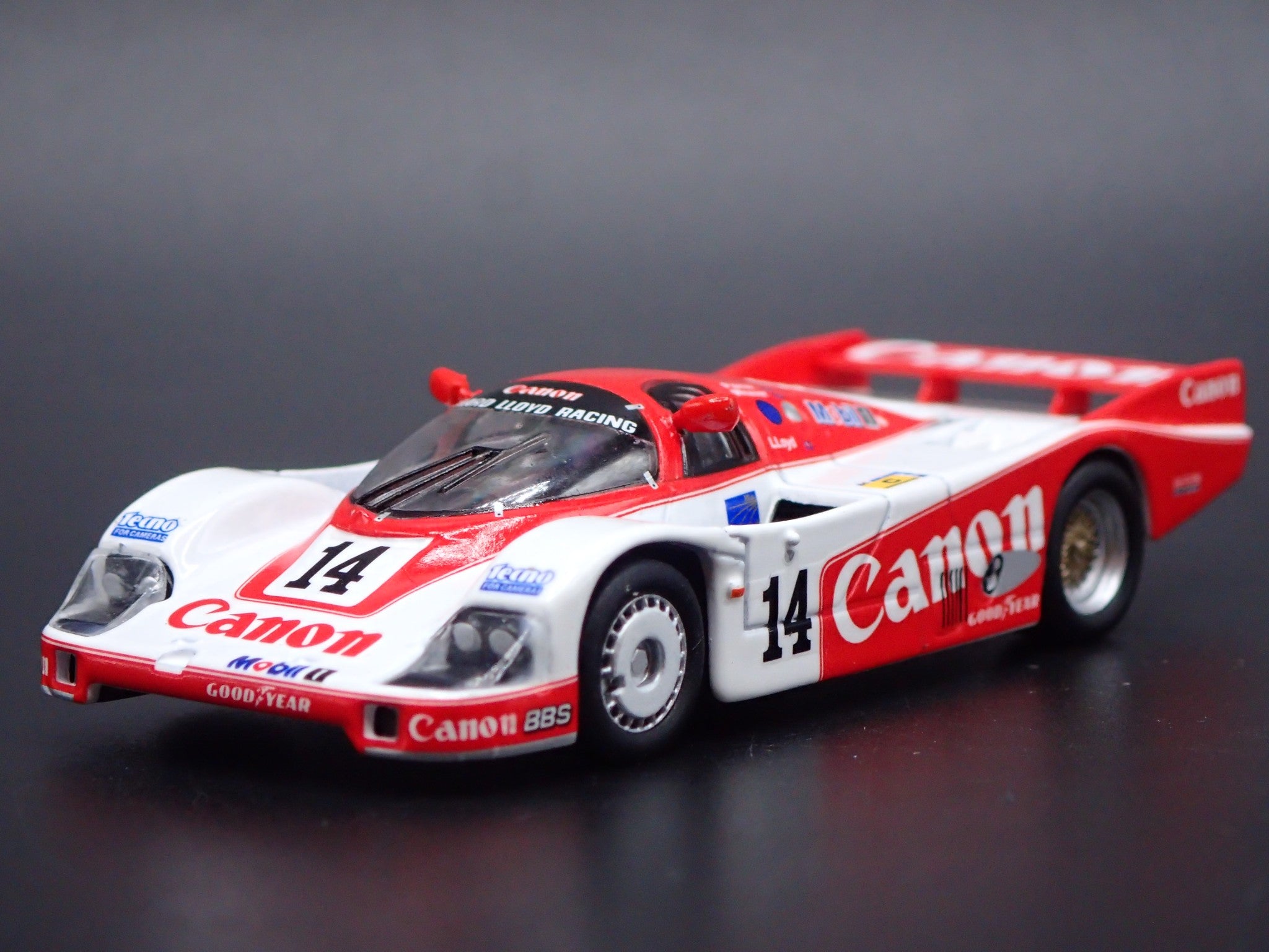 PORSCHE 956 #14 CANON 2nd 24H LE MANS 1985 RACE 1:64 SCALE DIECAST MOD ...