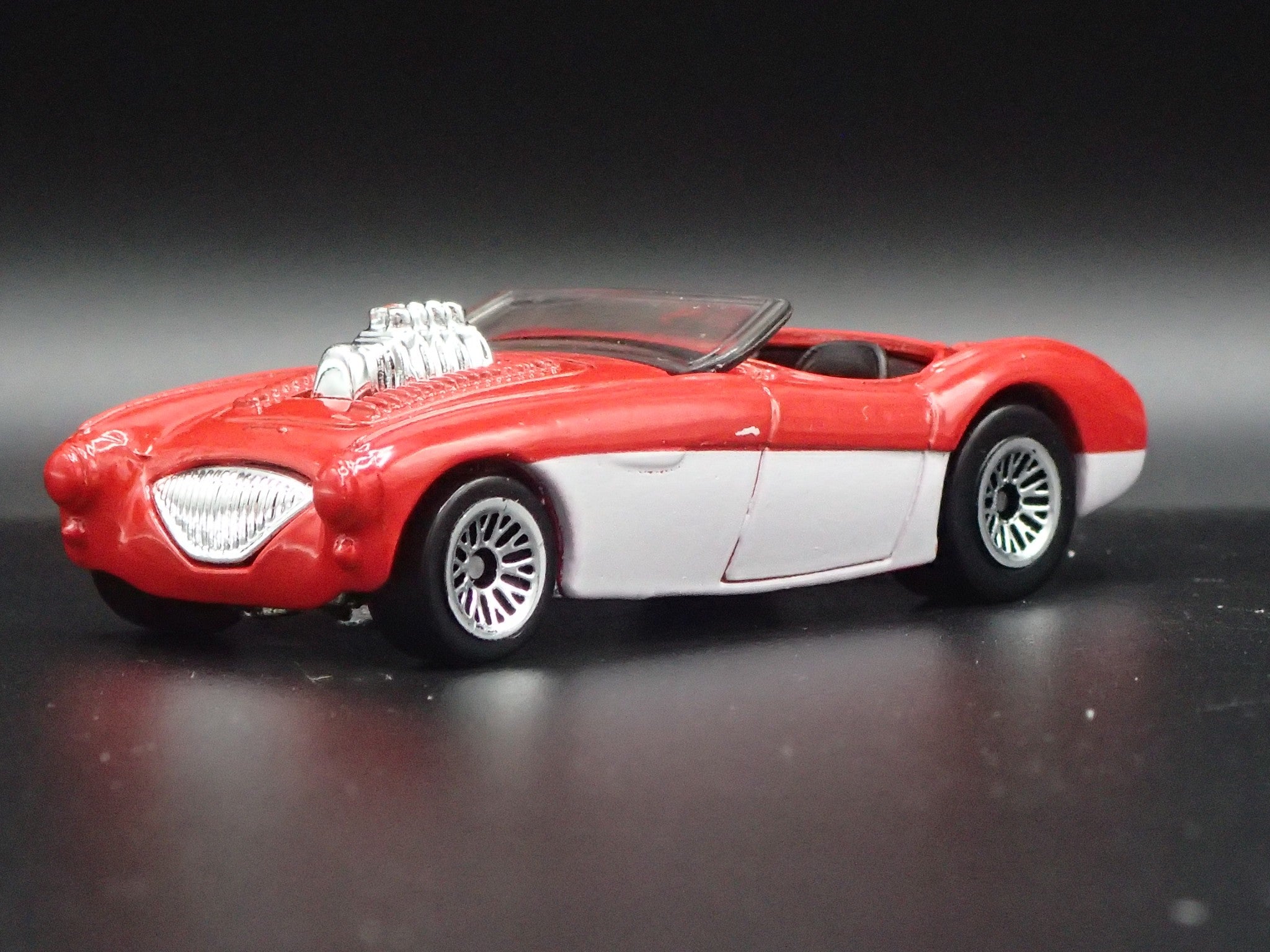 1953-1956 AUSTIN HEALEY ROADSTER CONVERTIBLE RED 1:64 SCALE DIECAST MO ...