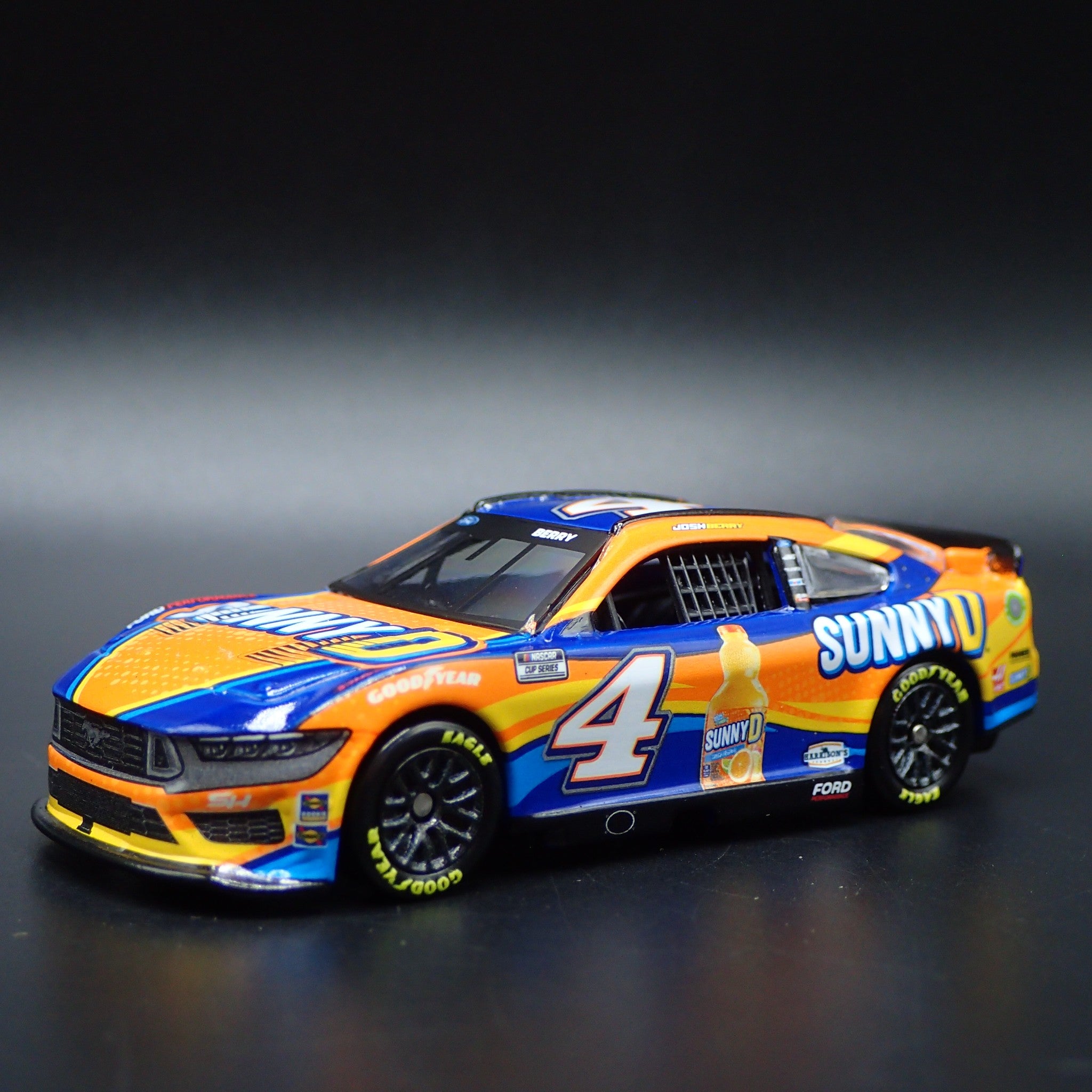 2024 24 FORD MUSTANG #4 JOSH BERRY SUNNY D NASCAR 1:64 SCALE DIECAST M ...