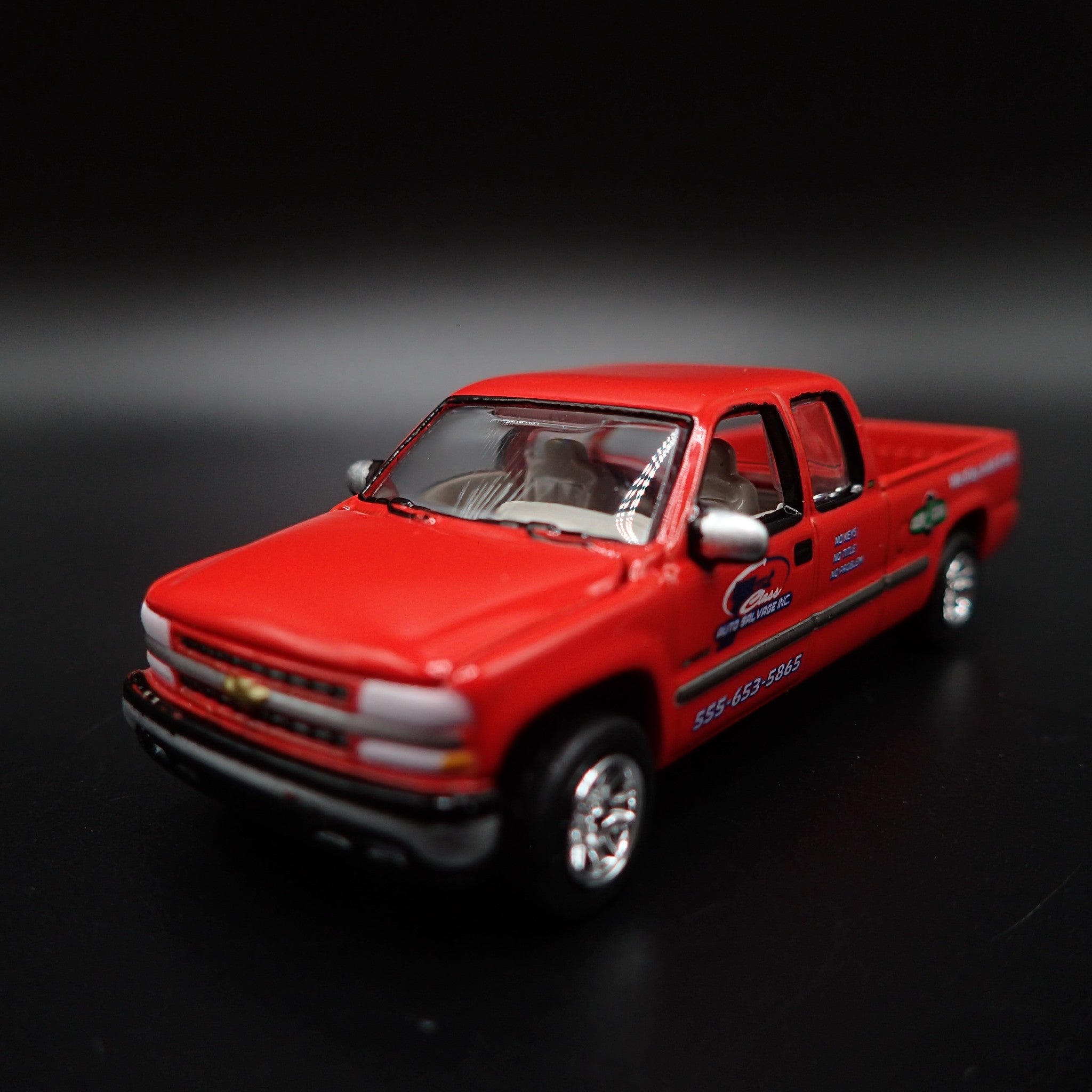 1999-2007 CHEVY CHEVROLET SILVERADO TRUCK W HITCH 1:64 SCALE DIECAST M ...