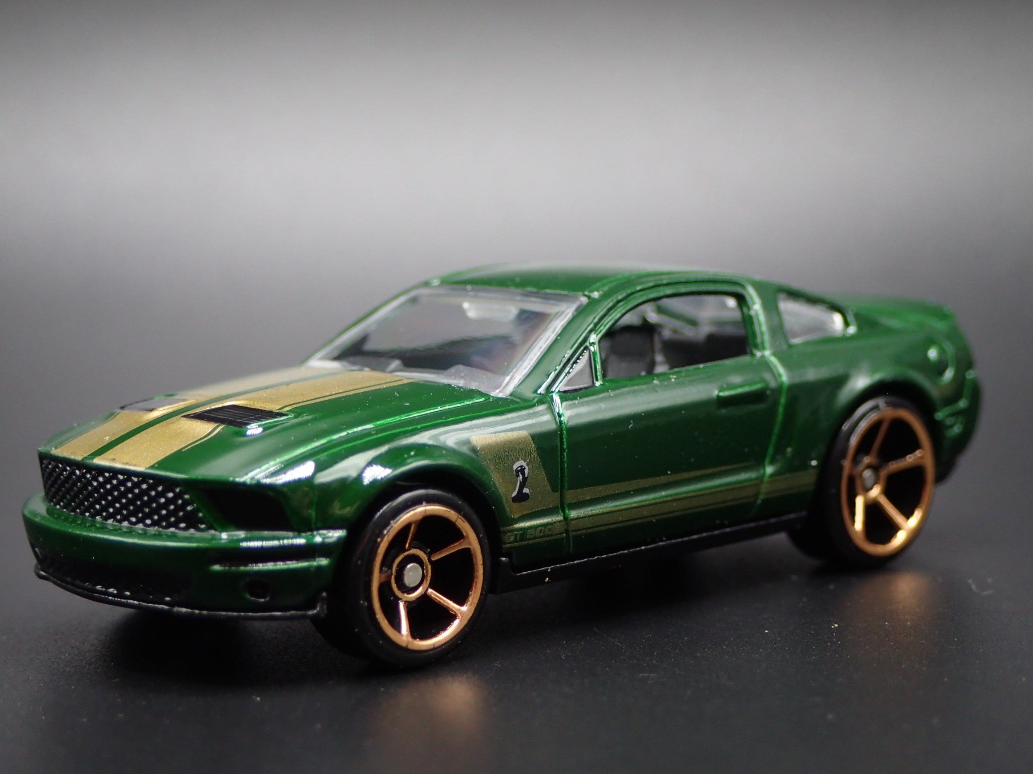 2007 07 FORD MUSTANG SHELBY GT500 GREEN 1:64 SCALE COLLECTIBLE DIECAST ...