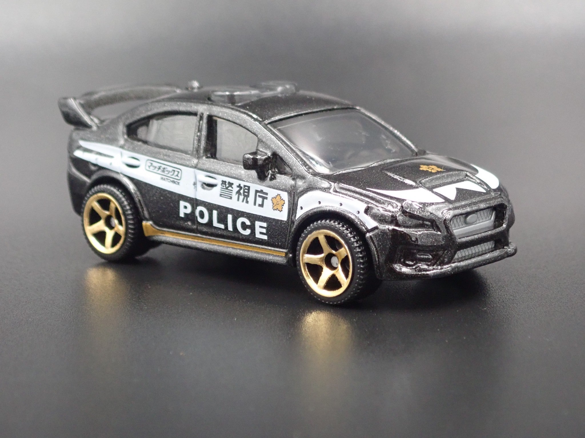 2015-2021 SUBARU WRX STI POLICE BLACK 1:64 SCALE COLLECTIBLE DIECAST M ...