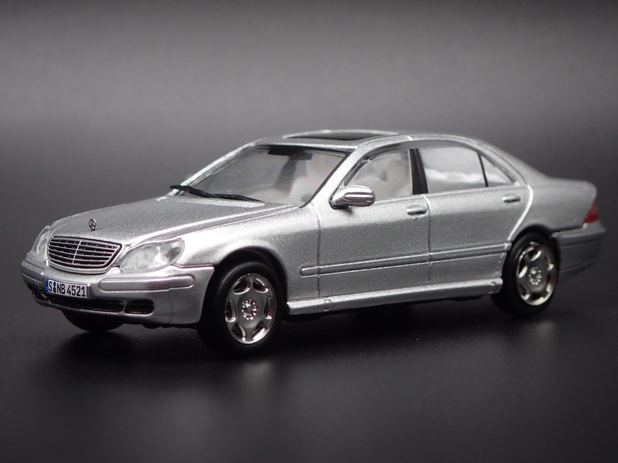 1998-2005 MERCEDES BENZ S CLASS SILVER 1:64 SCALE COLLECTIBLE DIECAST ...
