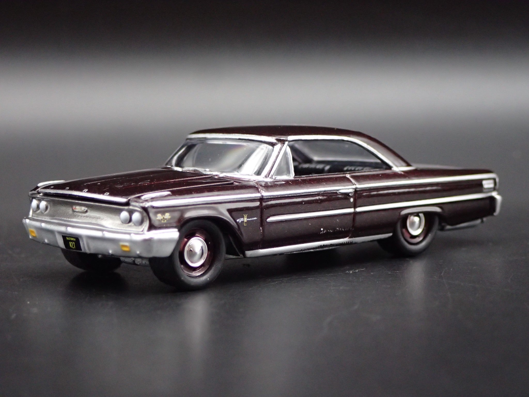 1963 63 FORD GALAXIE 500 RARE 1/64 SCALE COLLECTIBLE DIORAMA DIECAST M ...