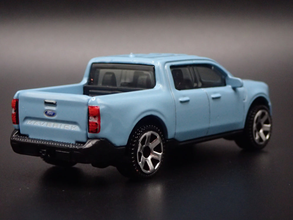 2022-2025 FORD MAVERICK PICKUP TRUCK BLUE 1:64 SCALE DIORAMA DIECAST M ...