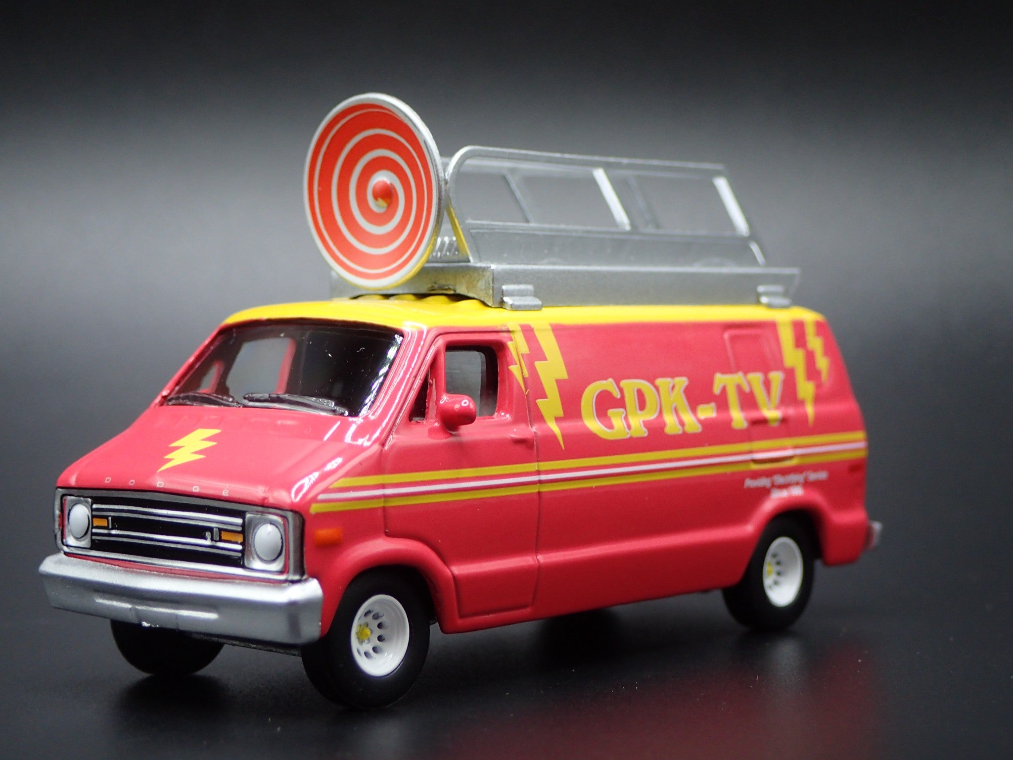 1976 DODGE B100 VAN GARBAGE PAIL KIDS GPK TV TRUCK 1:64 SCALE DIECAST ...