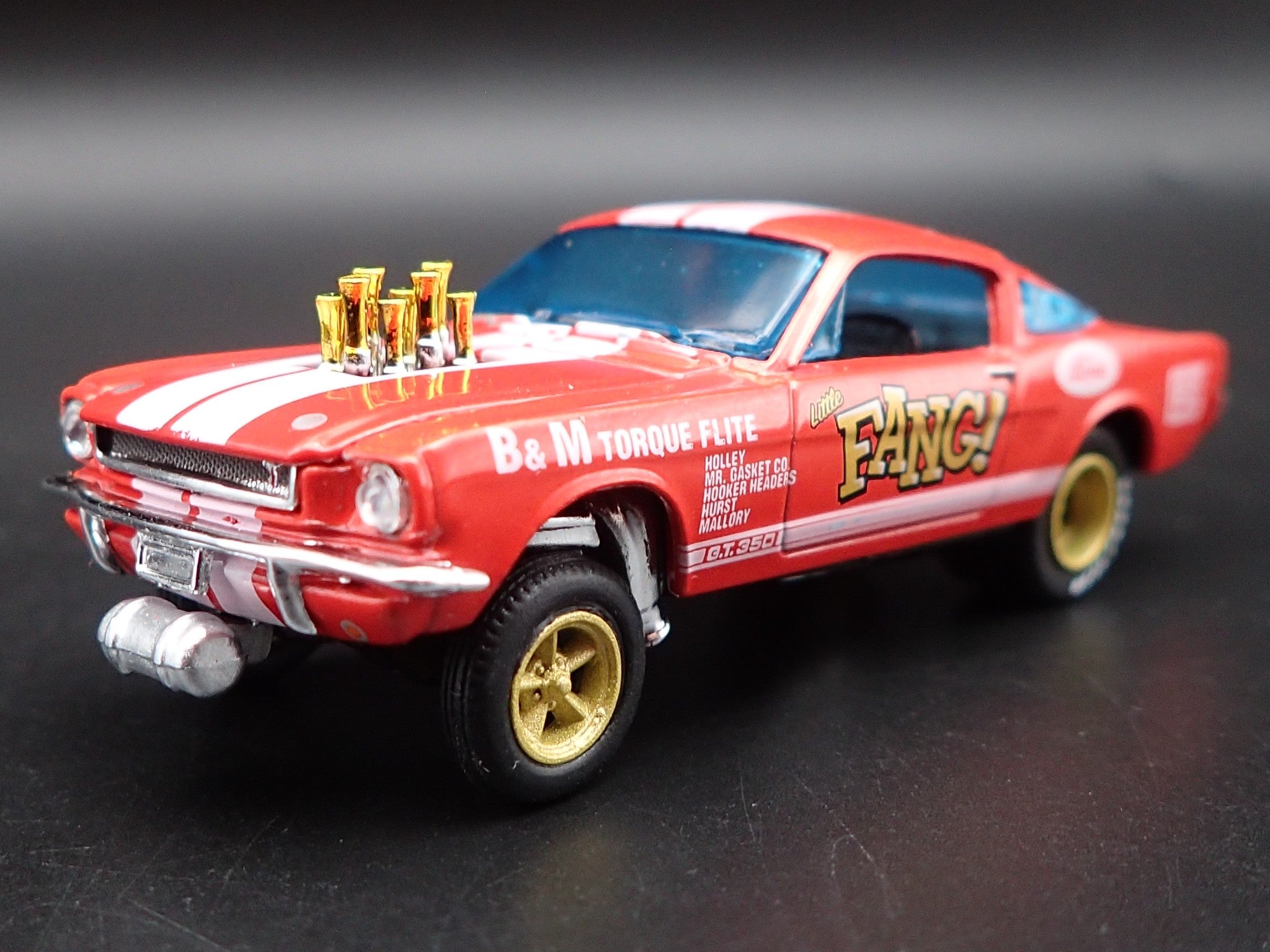 1966 66 FORD MUSTANG SHELBY GT350H FASTBACK GASSER 1/64 SCALE DIECAST ...