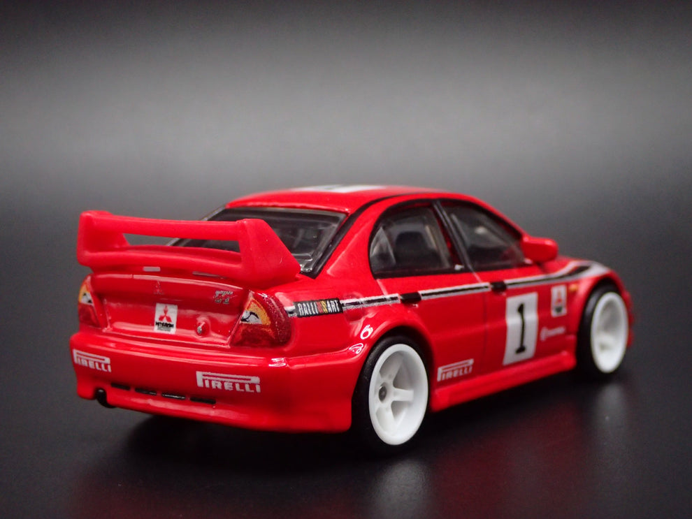 1999-2001 MITSUBISHI LANCER EVOLUTION EVO VI RED 1:64 SCALE DIECAST MO ...