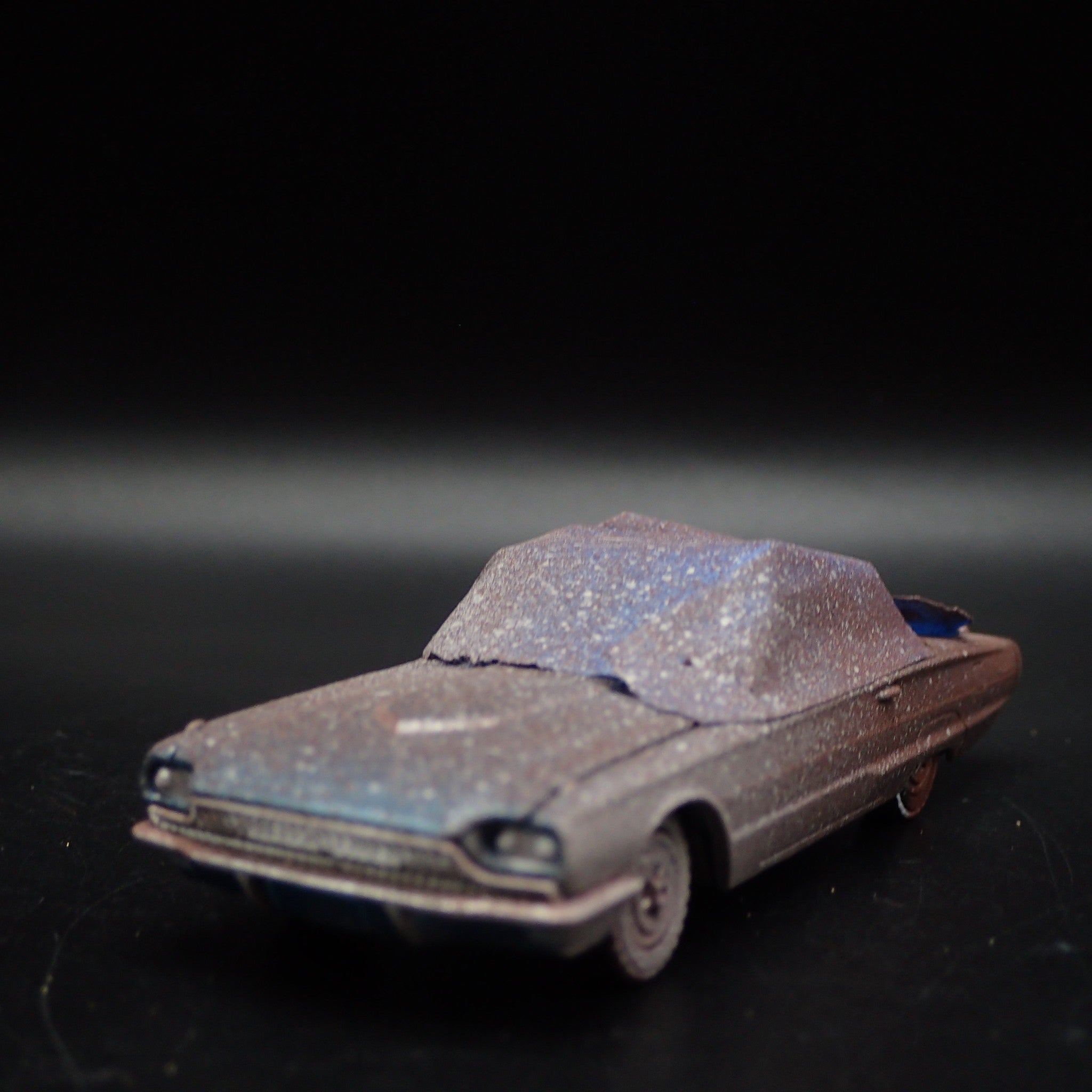 1966 FORD THUNDERBIRD TBIRD CONVERTIBLE BARN FIND 1:64 SCALE DIECAST M ...