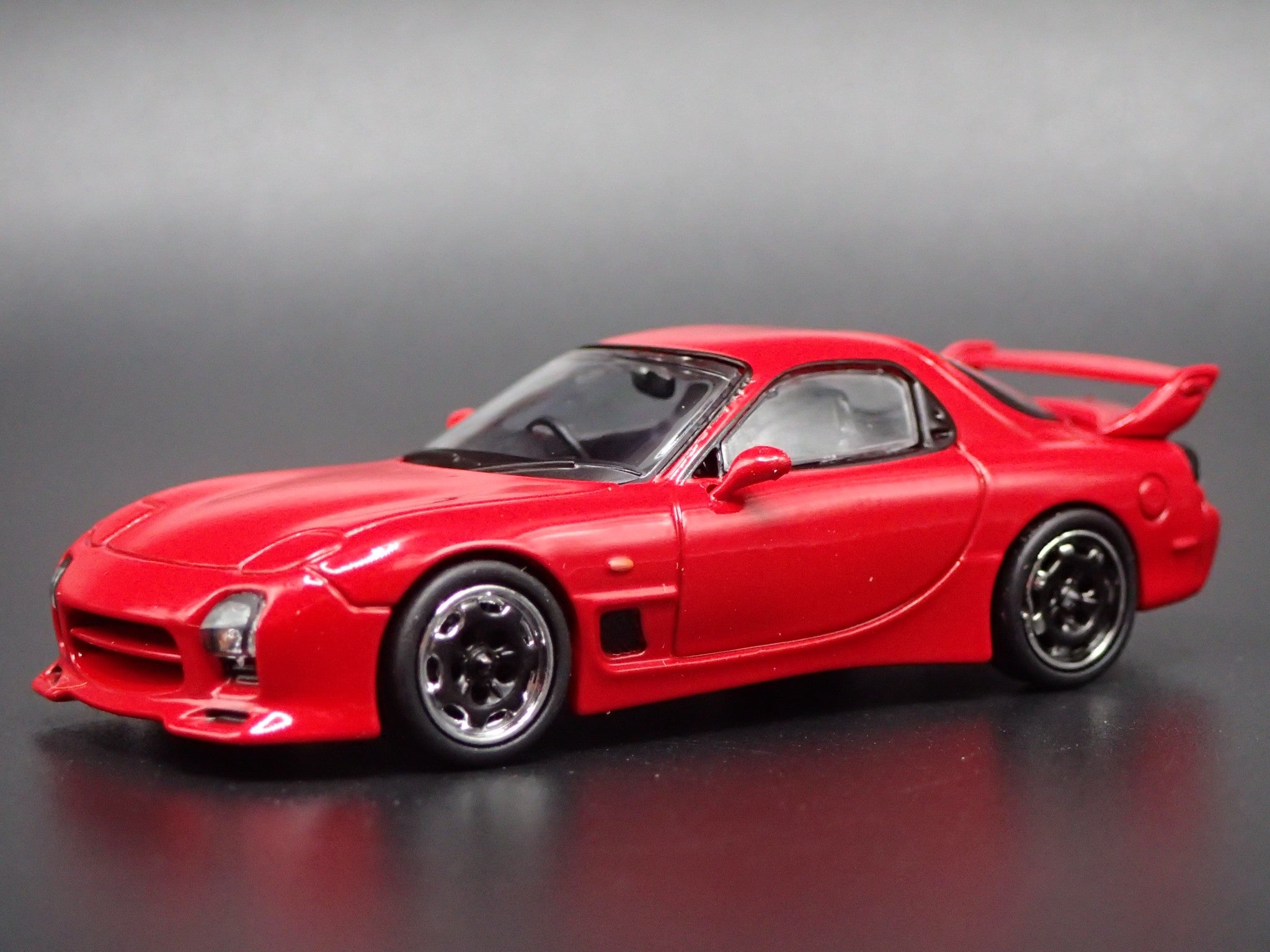 MAZDA RX7 FD3S VERTEX JDM A SPEC RED RARE 1:64 SCALE DIORAMA DIECAST M ...