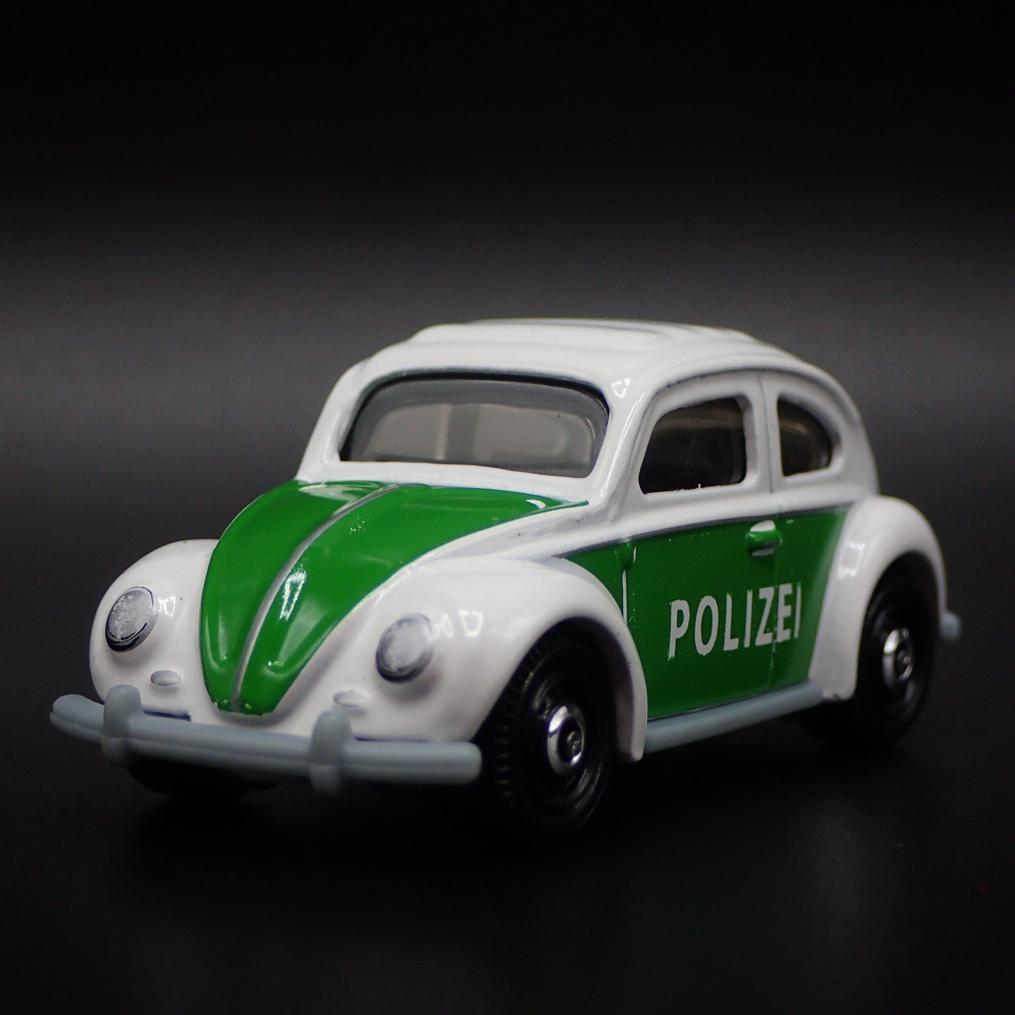 1960-1969 VW VOLKSWAGEN BEETLE BUG W HITCH POLIZEI 1:64 SCALE DIECAST ...
