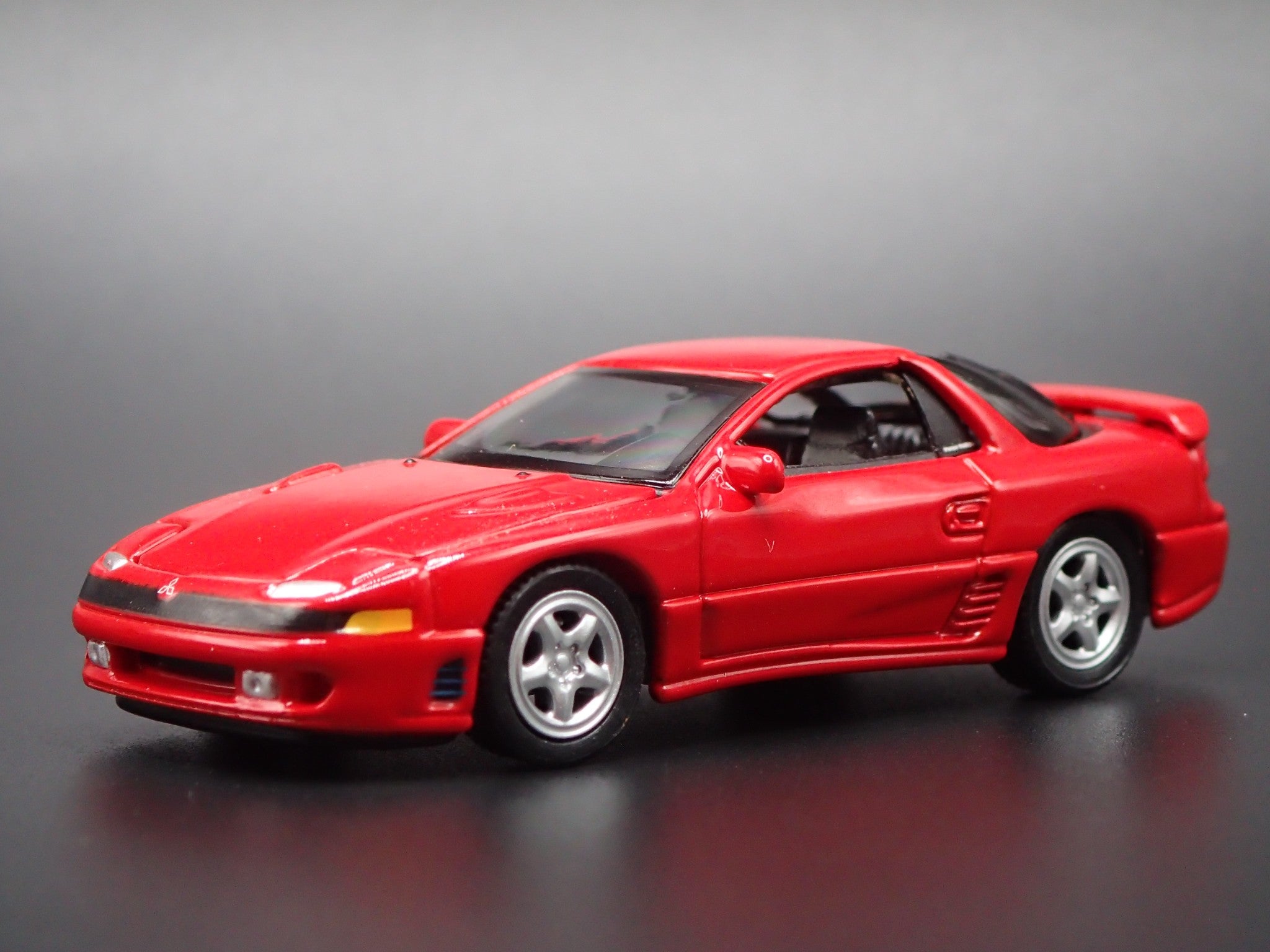 1990-2000 MITSUBISHI GTO 3000GT VR4 RED 1:64 SCALE DIORAMA DIECAST MOD ...
