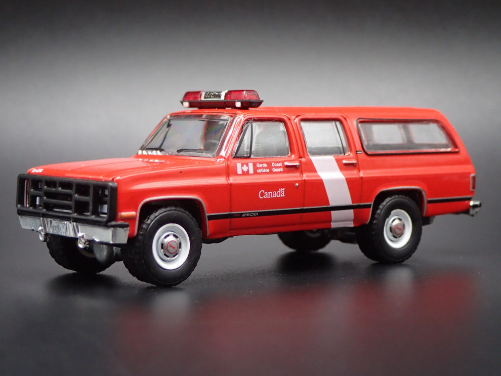 1973-1991 GMC SUBURBAN CANADIAN COAST GUARD 1/64 SCALE DIORAMA DIECAST ...