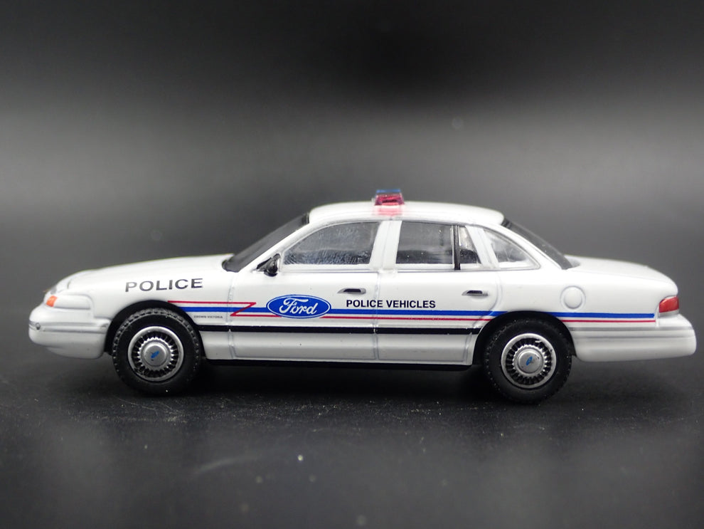 1993 93 FORD CROWN VICTORIA POLICE INTERCEPTOR RARE 1:64 SCALE DIECAST ...