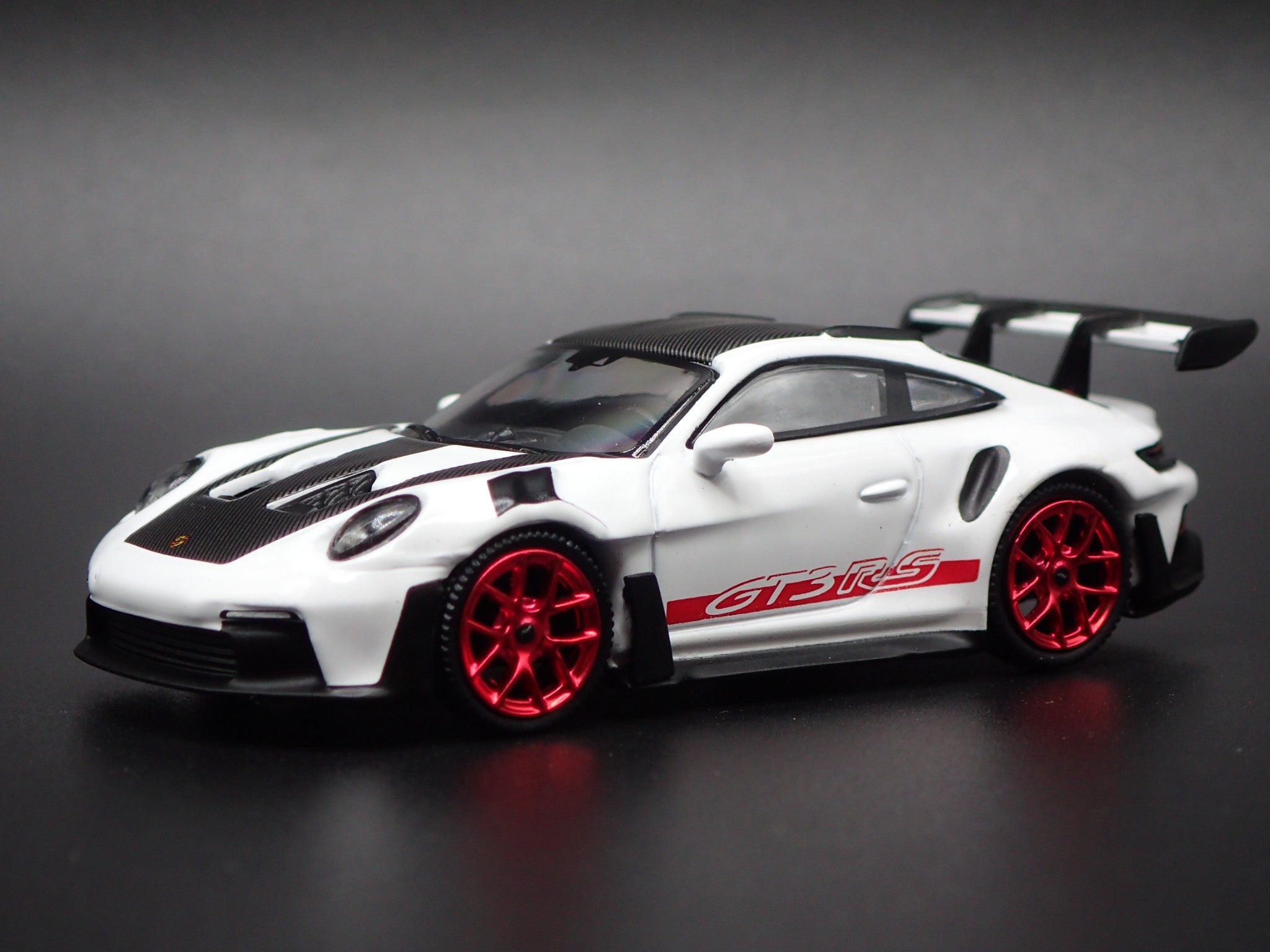 2018-2025 PORSCHE 911 GT3 RS 992 WHITE 1:64 SCALE DIORAMA DIECAST MODE ...