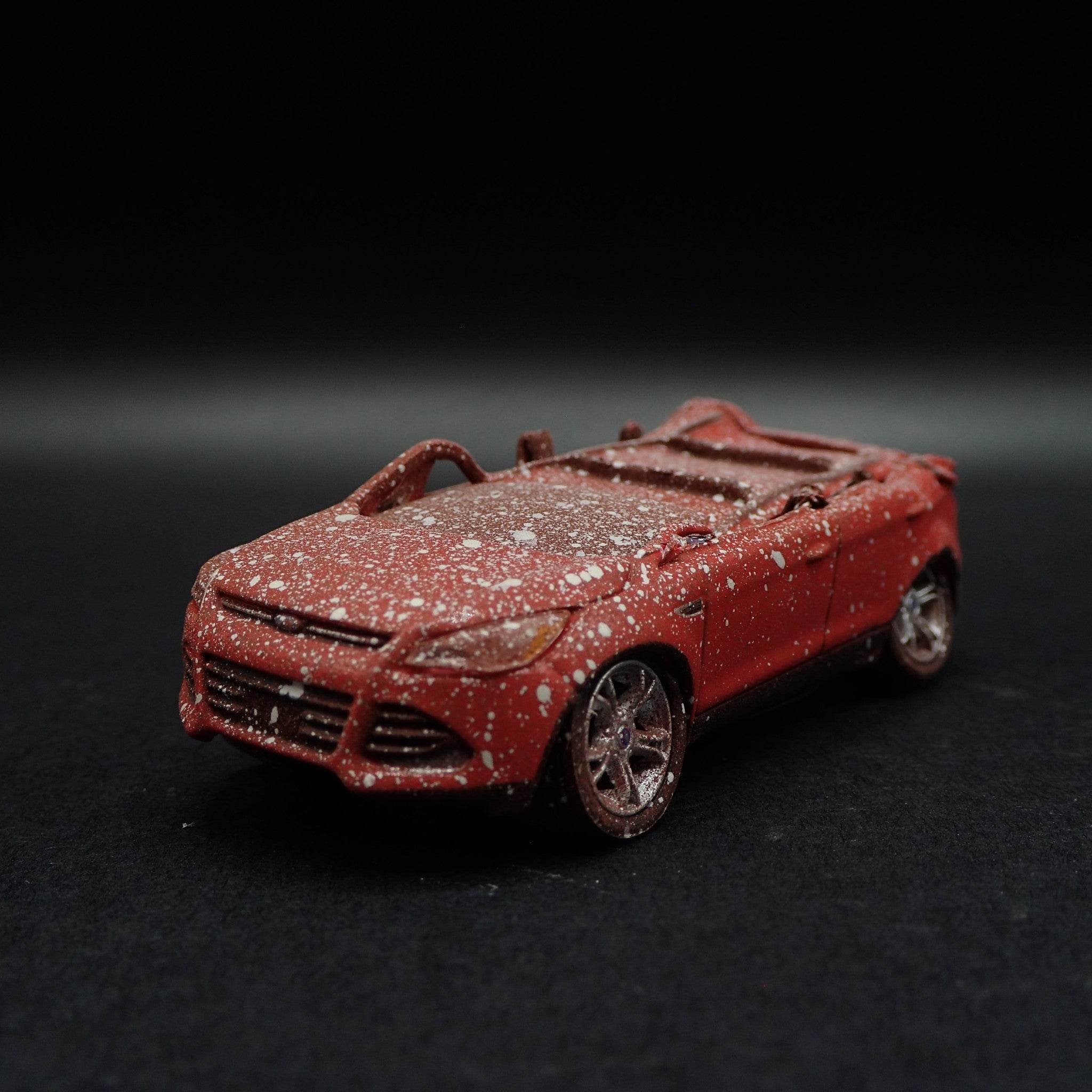 2013 13 FORD ESCAPE SUV ROLLOVER JUNKYARD 1:64 SCALE DIORAMA DIECAST M ...