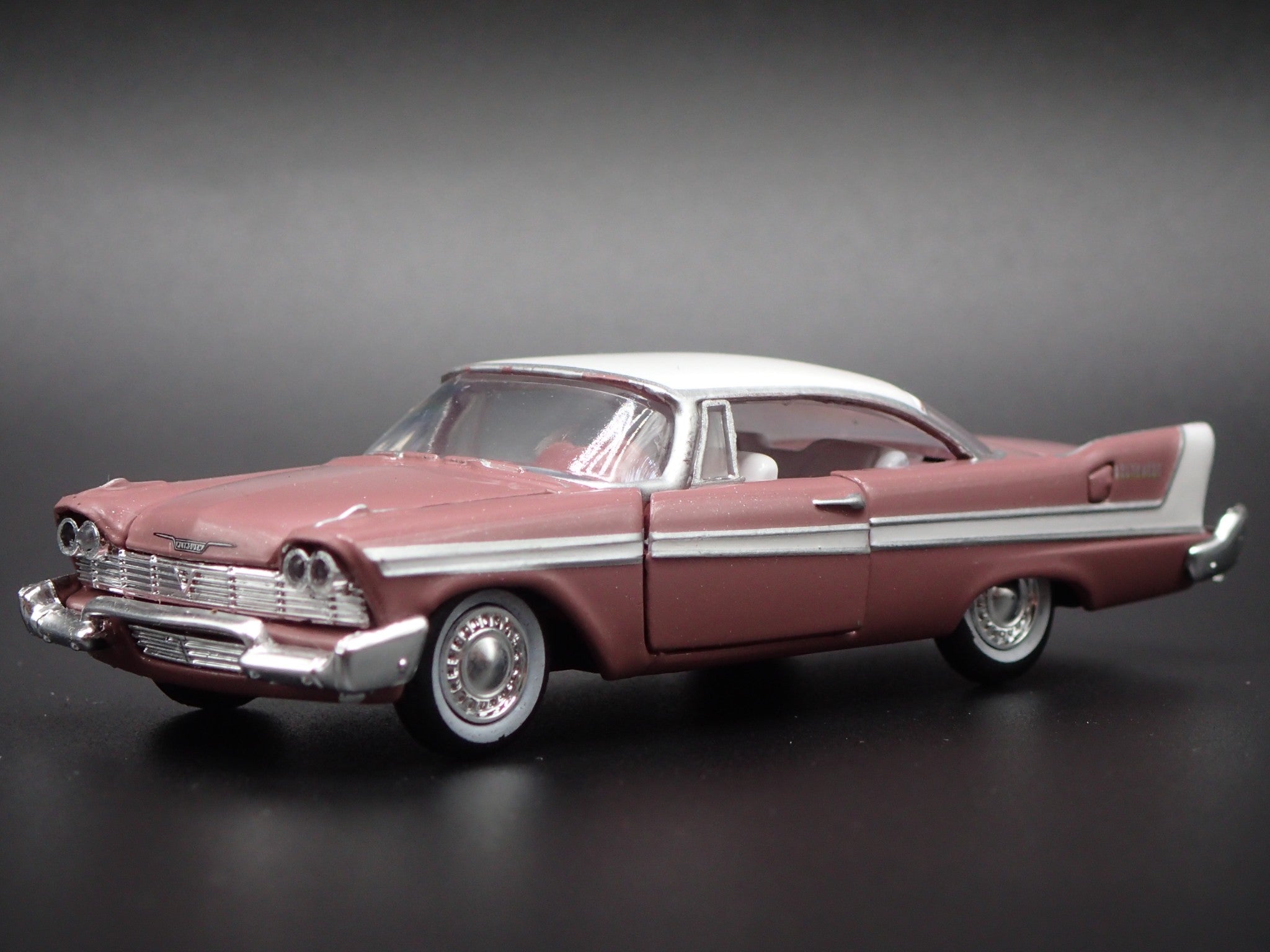 1958 58 PLYMOUTH BELVEDERE 1:64 SCALE COLLECTIBLE DIORAMA DIECAST MODE ...