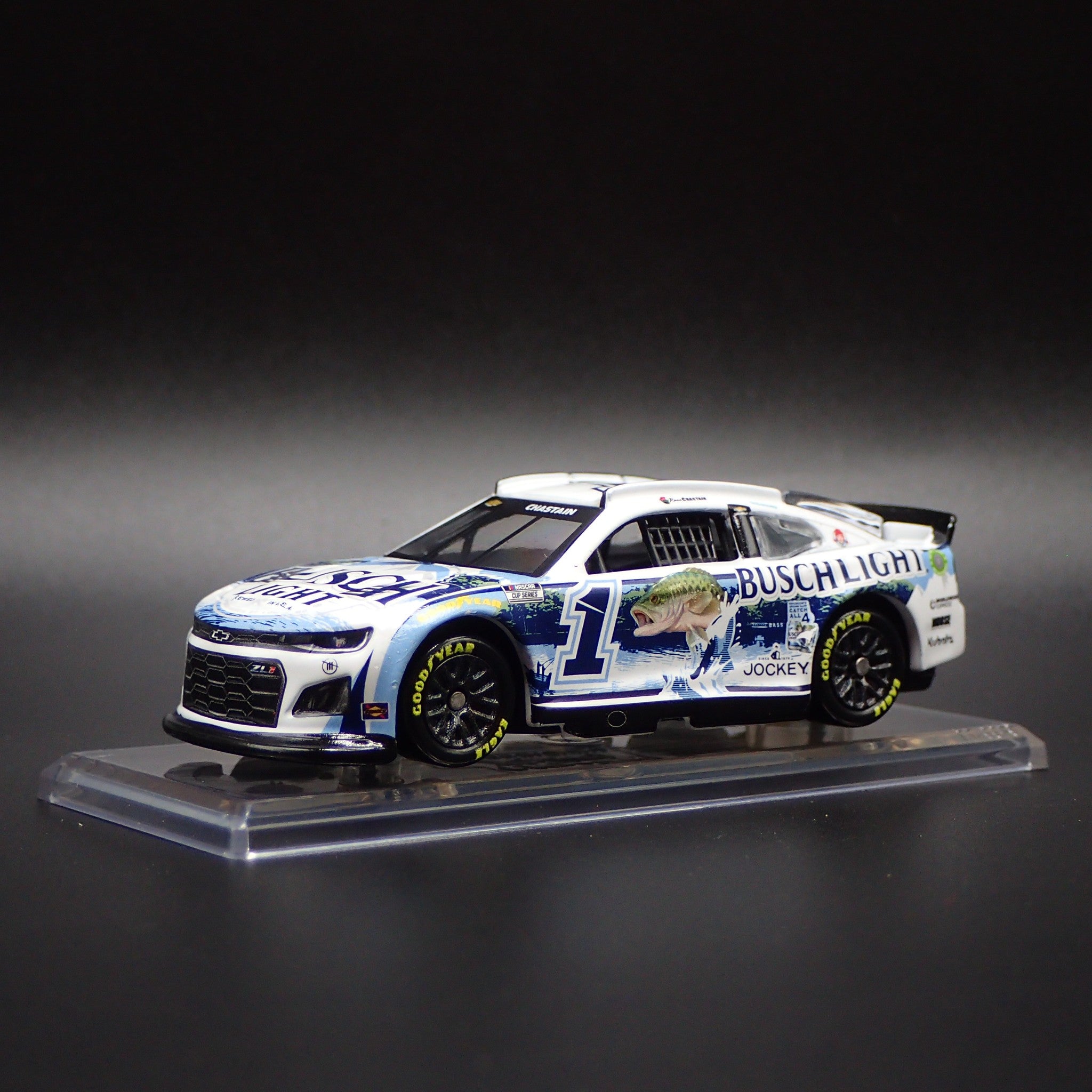 2024 24 CHEVY CAMARO ZL1 1 ROSS CHASTAIN BUSCH FISHING NASCAR 1:64 DIE ...