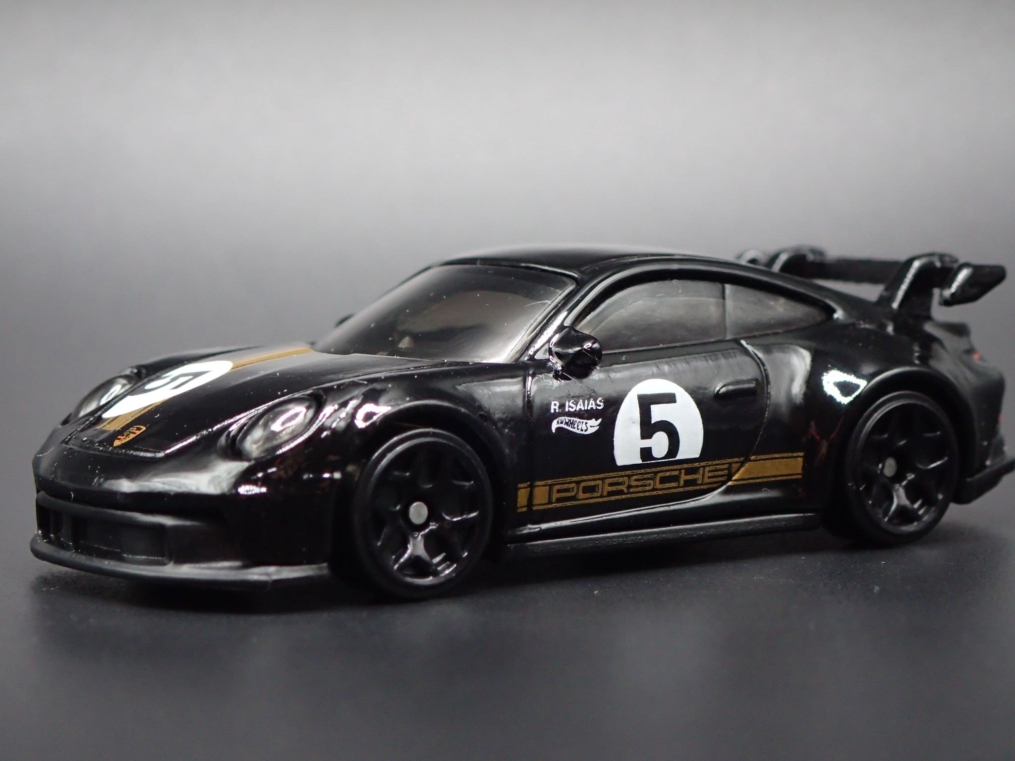 2018-2025 PORSCHE 911 GT3 992 BLACK 1:64 SCALE DIORAMA DIECAST MODEL C ...