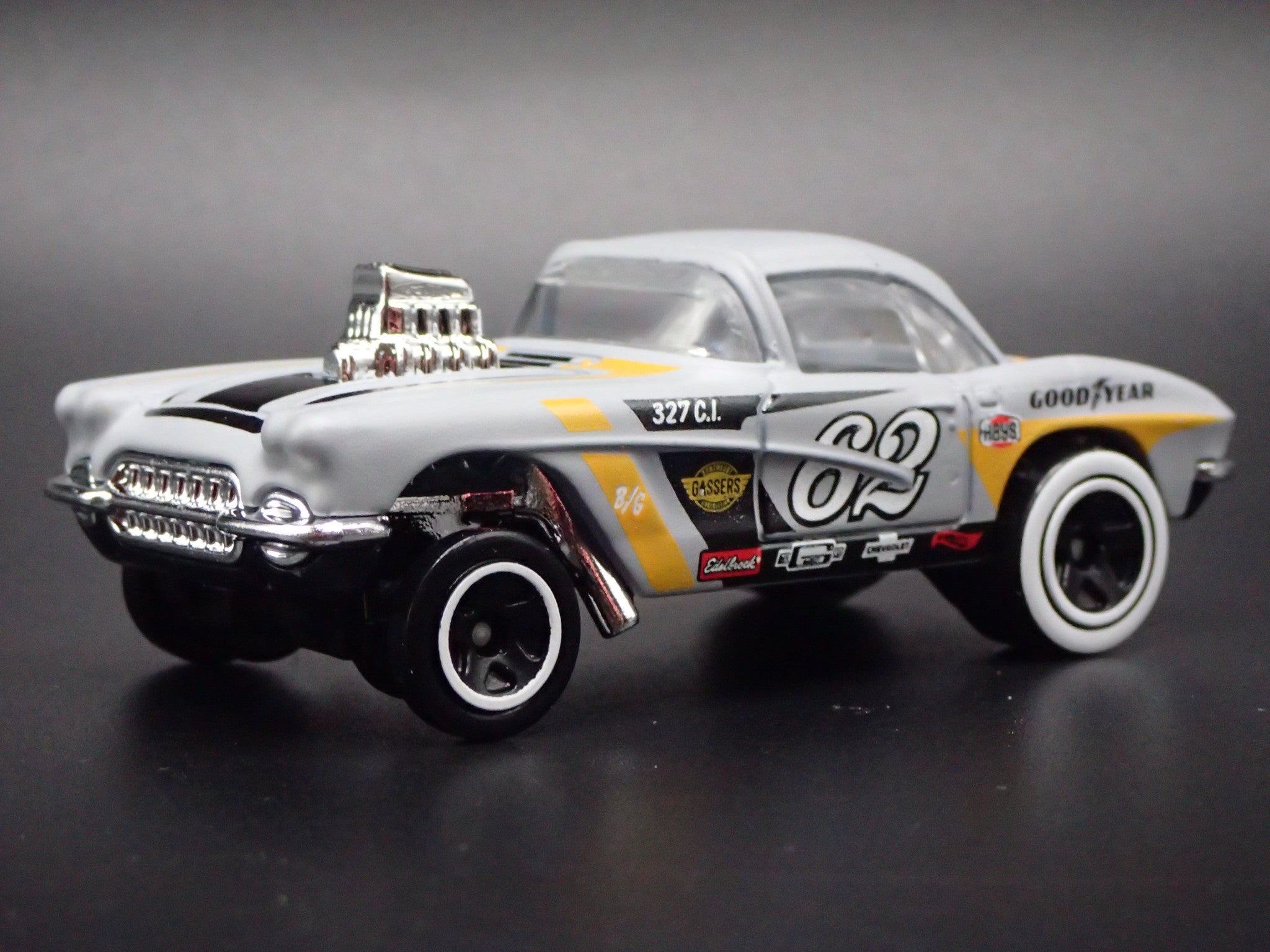 1962 62 CHEVY CHEVROLET CORVETTE GASSER NHRA 1:64 SCALE DIECAST MODEL ...