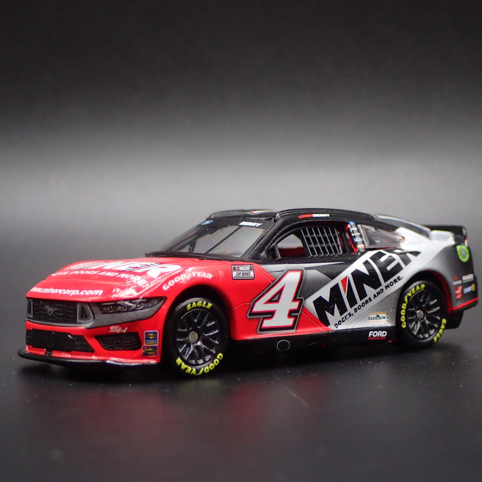 2024 24 FORD MUSTANG #4 JOSH BERRY MINER NASCAR 1:64 SCALE DIECAST MOD ...