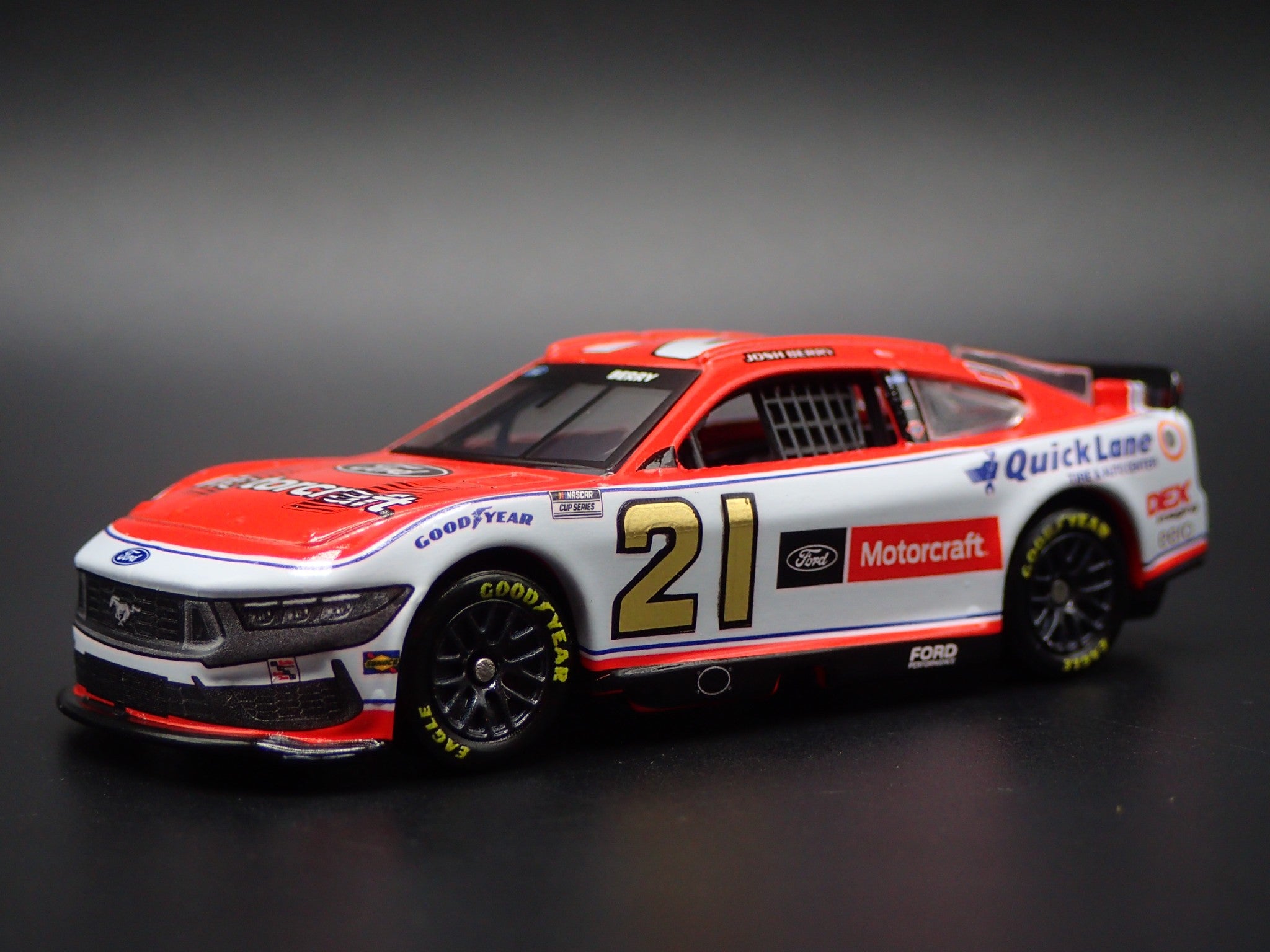 2025 25 FORD MUSTANG #21 JOSH BERRY MOTORCRAFT NASCAR 1:64 DIECAST MOD ...