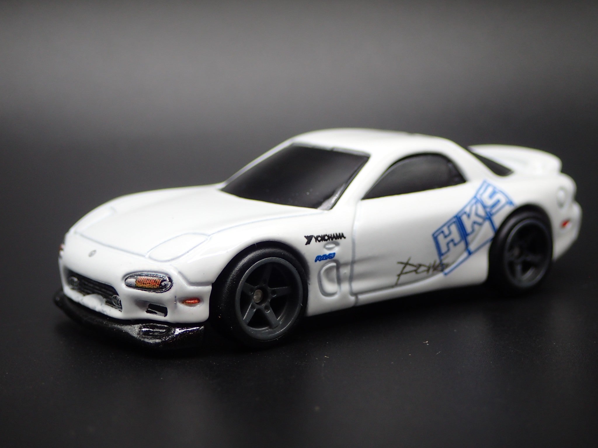 1992-2002 MAZDA RX7 FD HKS FAST & FURIOUS WHITE 1:64 SCALE DIECAST MOD ...