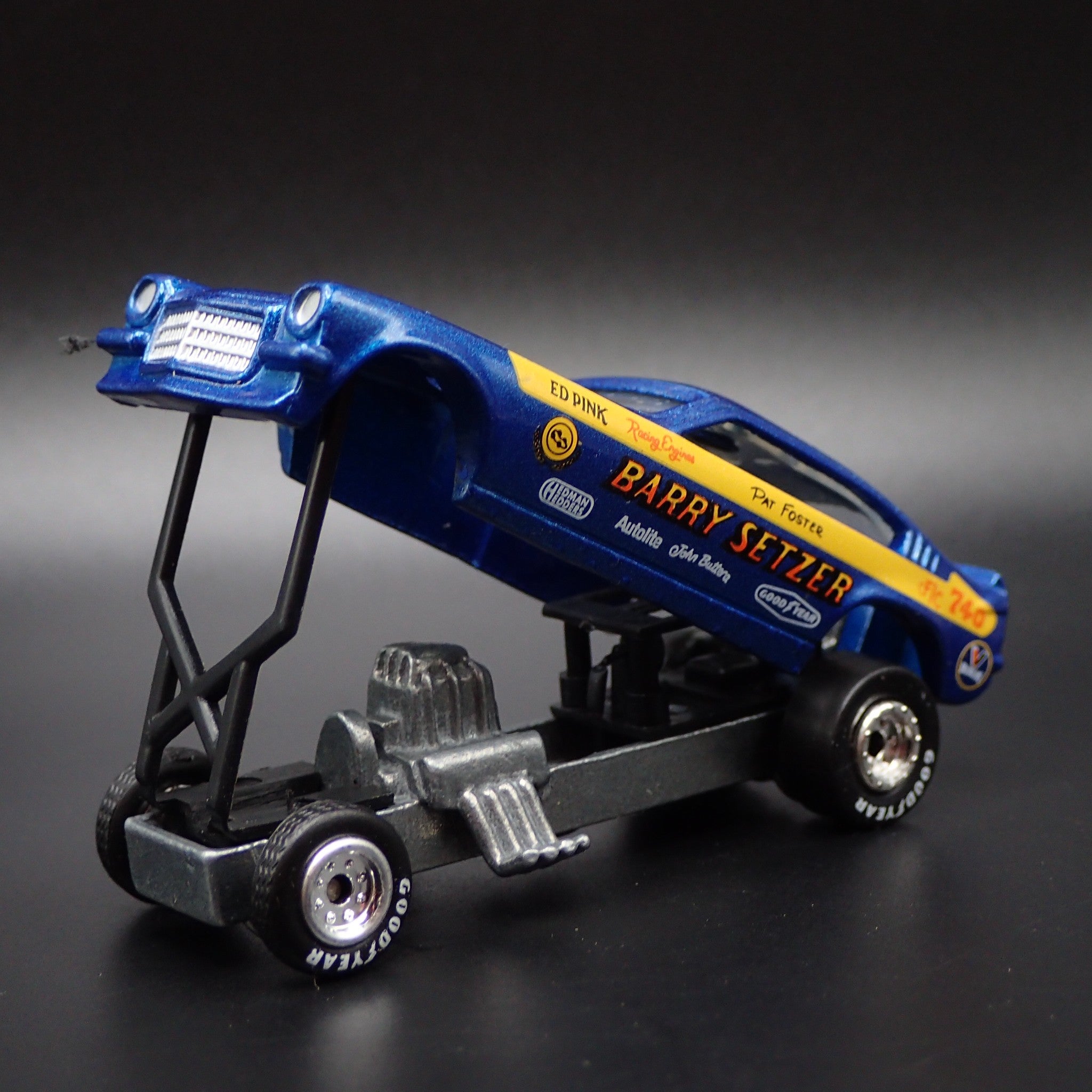 1971 71 CHEVY CHEVROLET VEGA FUNNY CAR BARRY SETZER 1:64 SCALE DIECAST ...