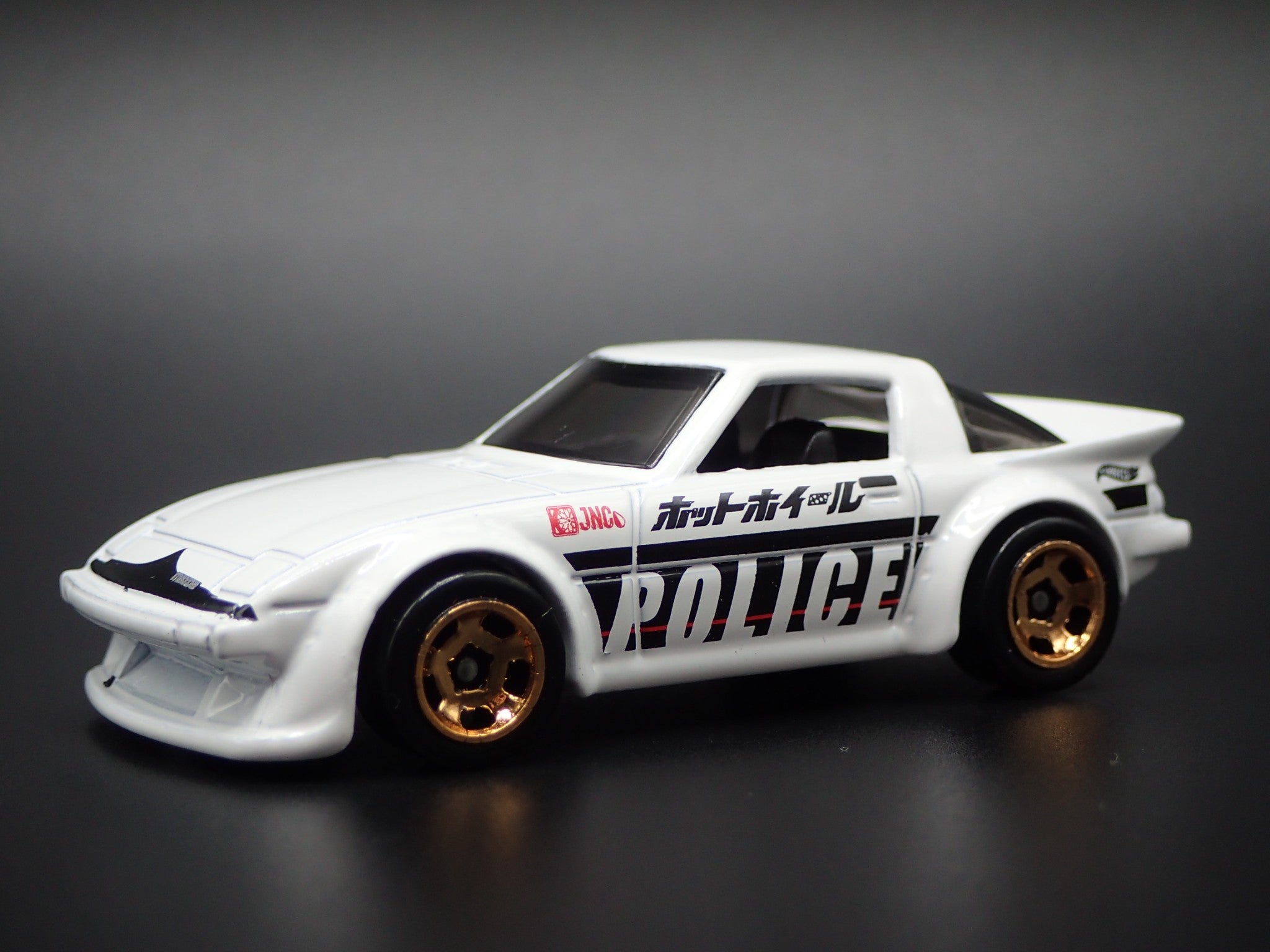 1978-1985 MAZDA RX7 JDM POLICE WHITE 1:64 SCALE COLLECTIBLE DIECAST MO ...