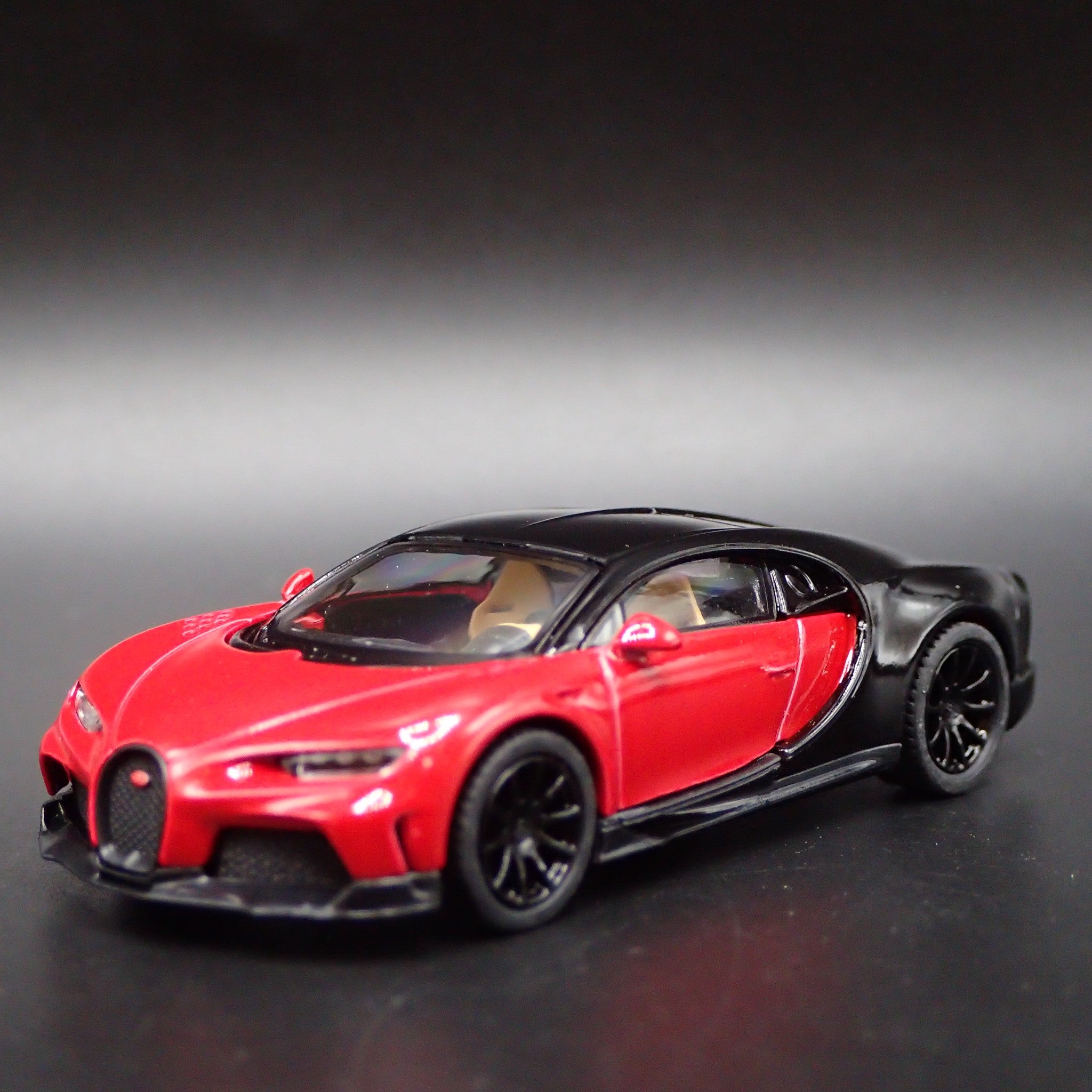 2016-2024 BUGATTI CHIRON SUPERSPORT RED 1:64 SCALE DIORAMA DIECAST MOD ...
