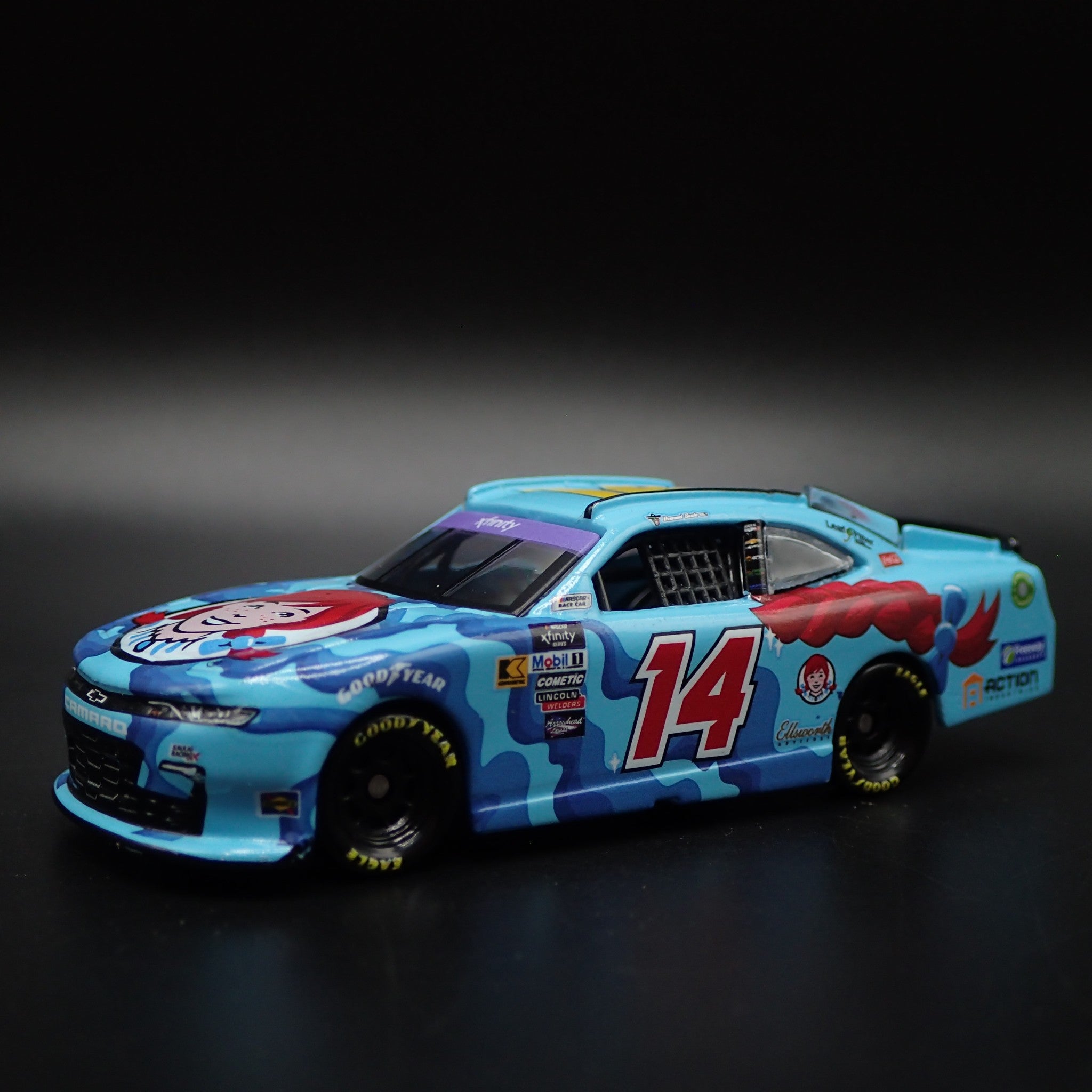 2024 24 CHEVY CAMARO ZL1 #14 DANIEL SUAREZ WENDY'S NASCAR 1:64 DIECAST ...