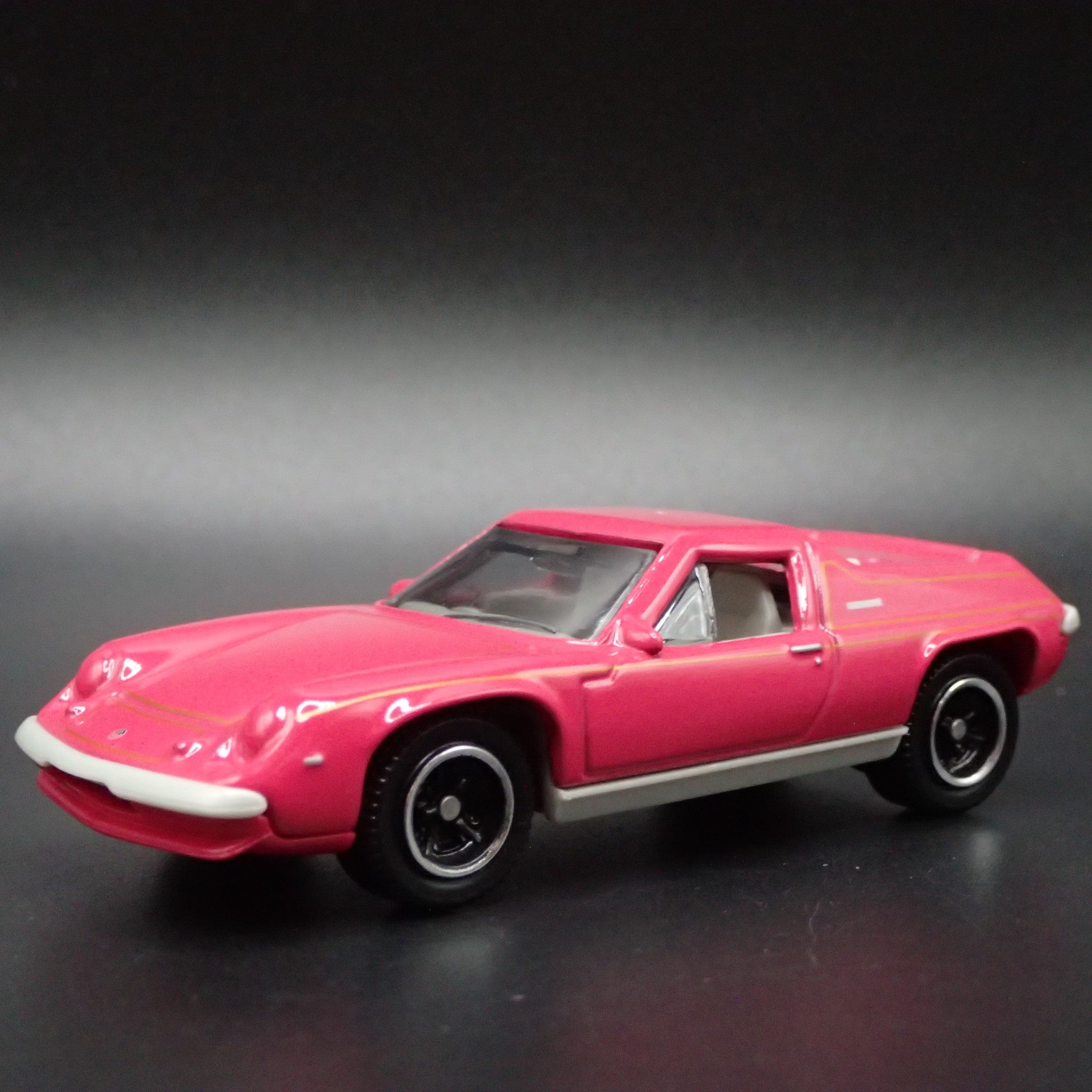 1966-1975 LOTUS EUROPA PINK 1/64 SCALE COLLECTIBLE DIORAMA DIECAST MOD ...