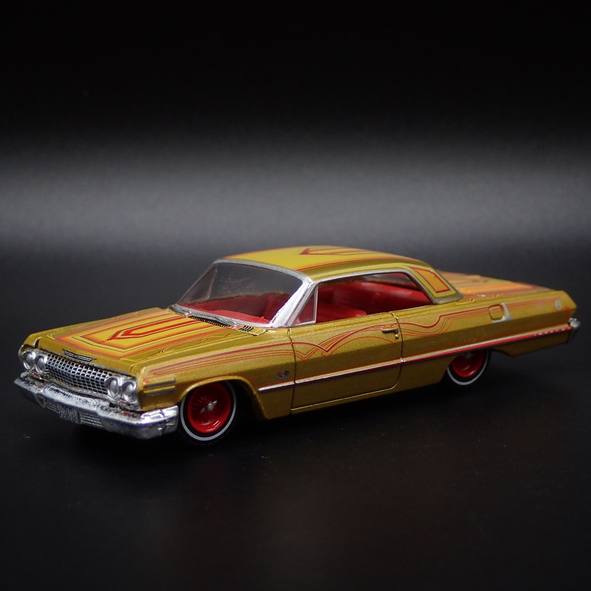 1963 63 CHEVY CHEVROLET IMPALA SS LOWRIDER 1:64 SCALE DIORAMA DIECAST ...